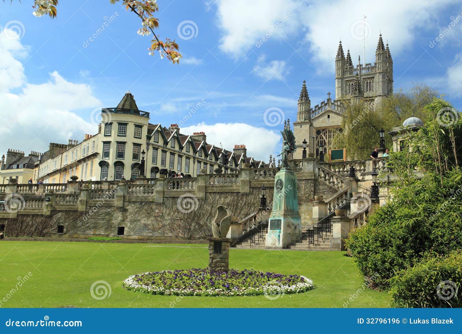 Bath stock photo. Image of river, tree, cathedral, scenery - 32796196