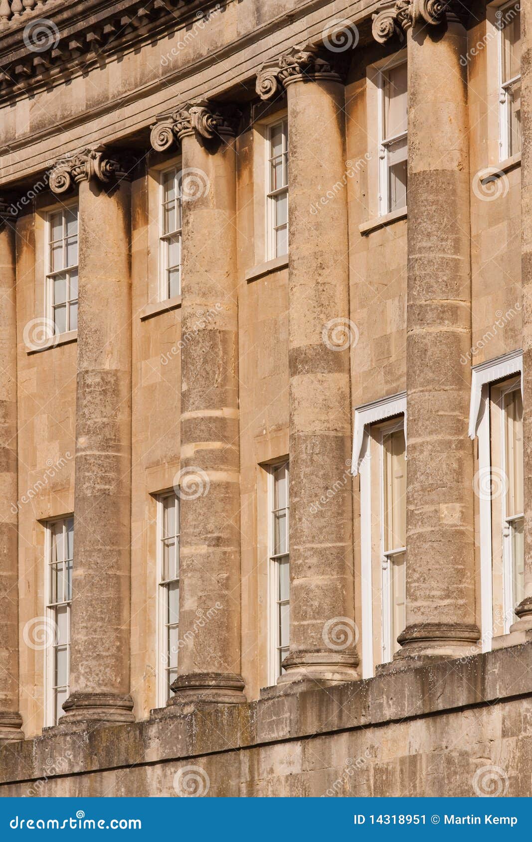 Bath Columns stock image. Image of house, georgian, window - 14318951