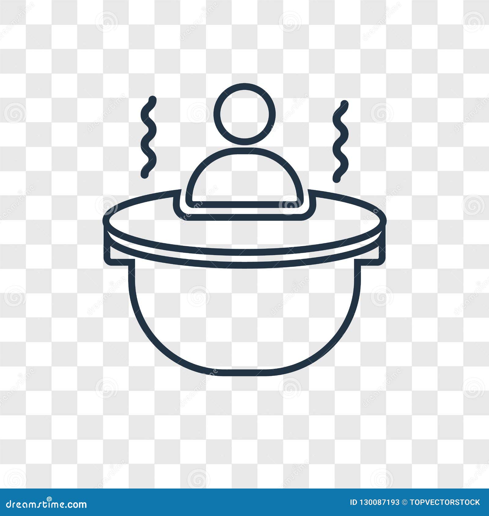 Bath Concept Vector Linear Icon Isolated on Transparent Background ...