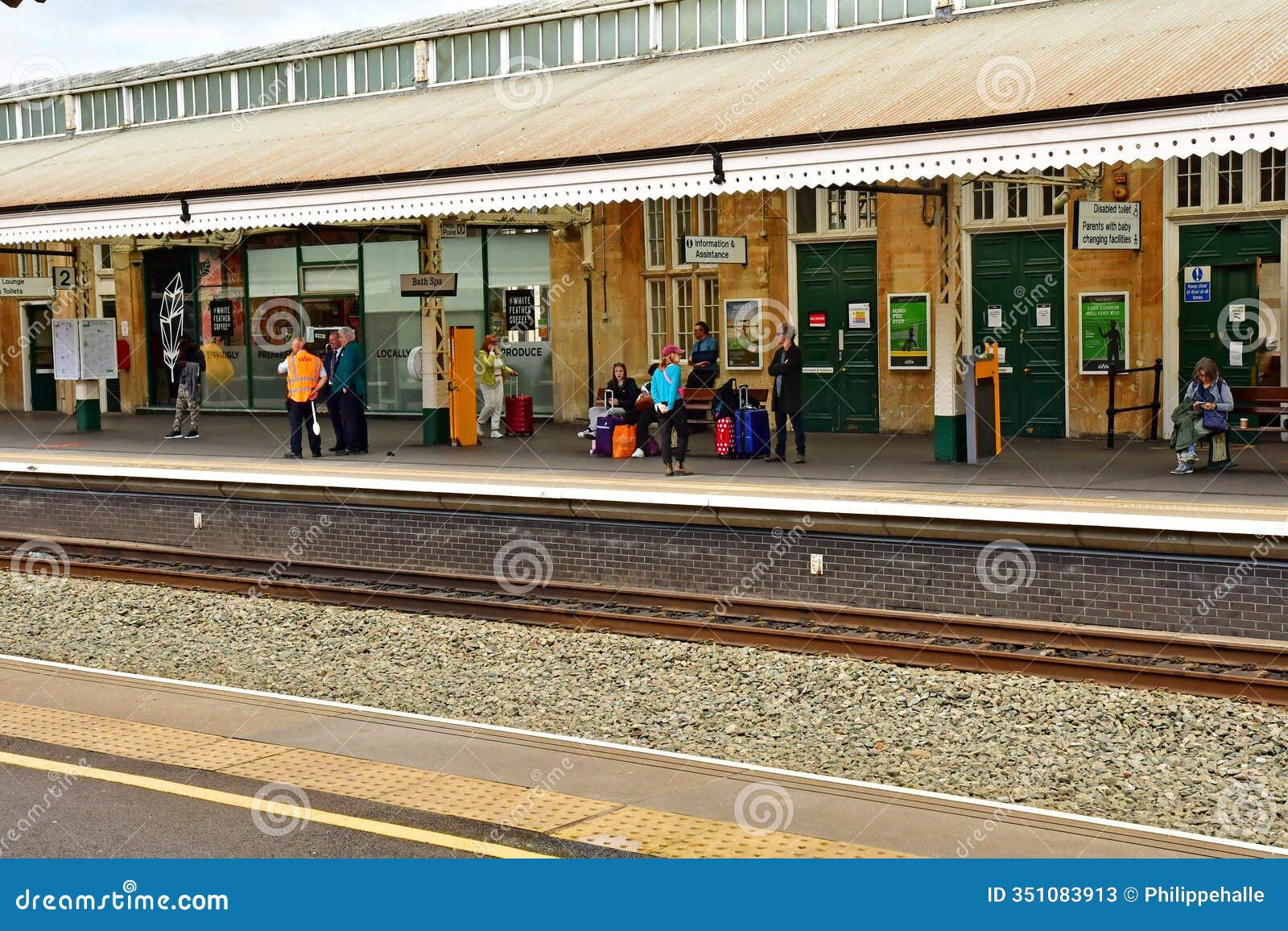 Bath England - May 30 2024 :Bath Spa Railway Station Editorial Stock ...