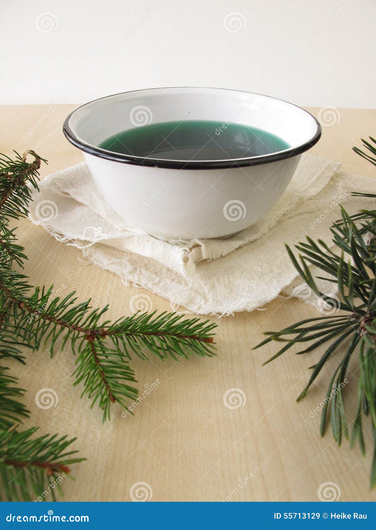 Bath Essence with Spruce and Pine Stock Image - Image of baths, salts ...