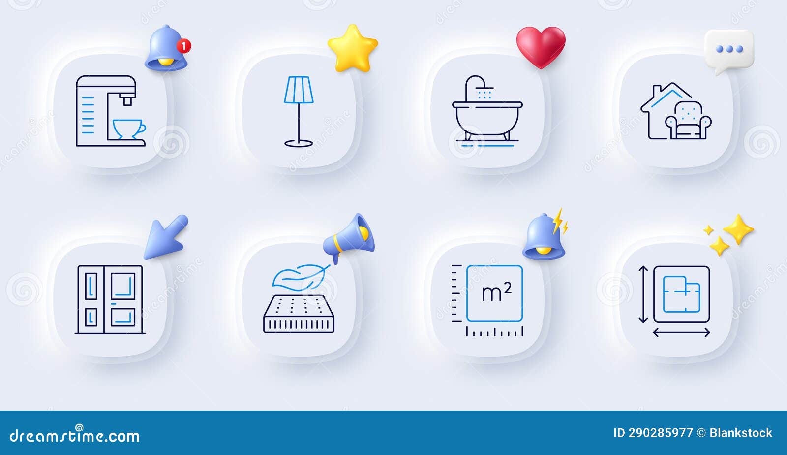 Square Meter Icon. M2 Sign. Flat Area In Square Metres . Measuring Land ...