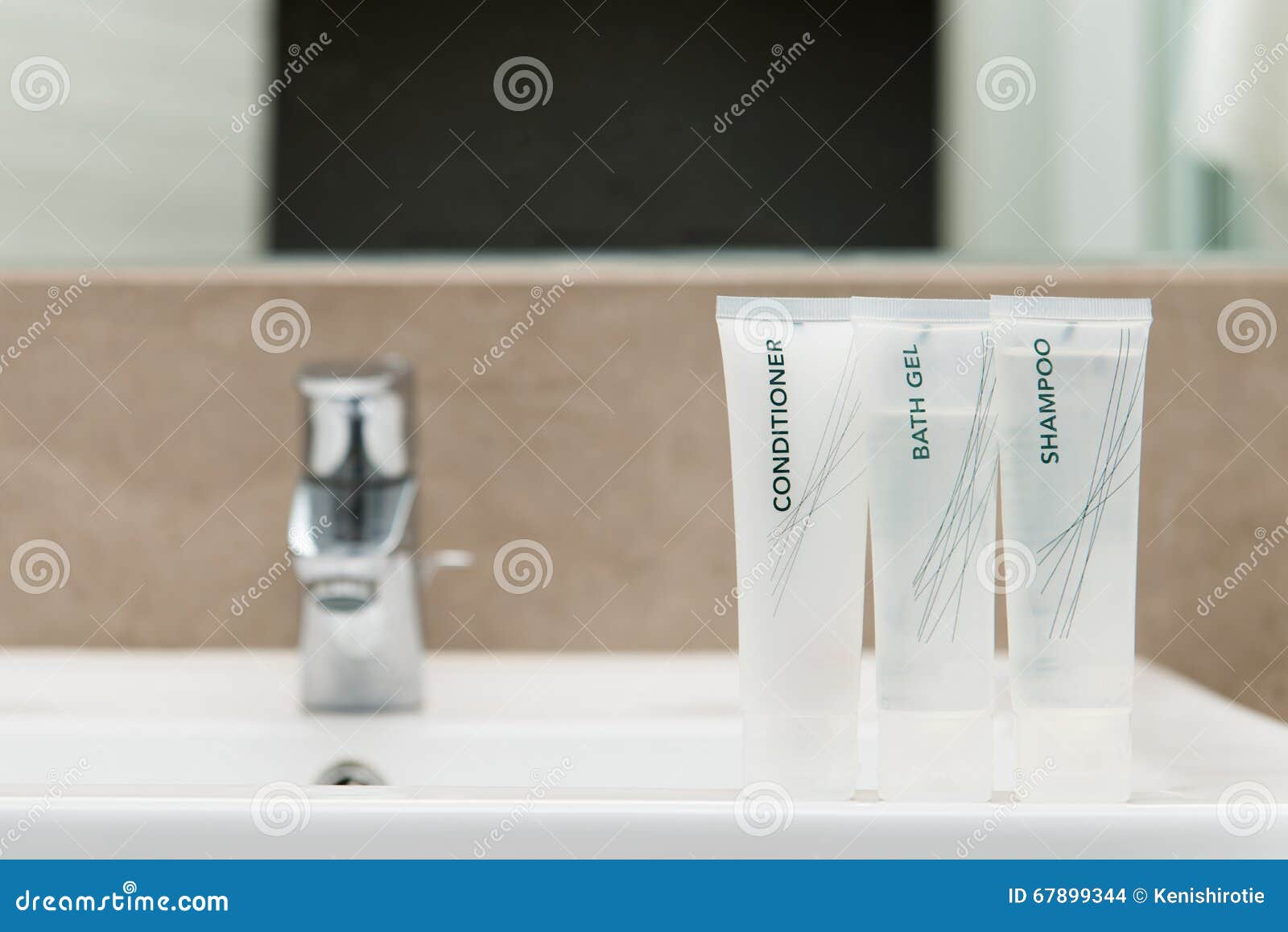 Bath Gel, Shampoo and Hair Conditioner Stock Photo - Image of body ...