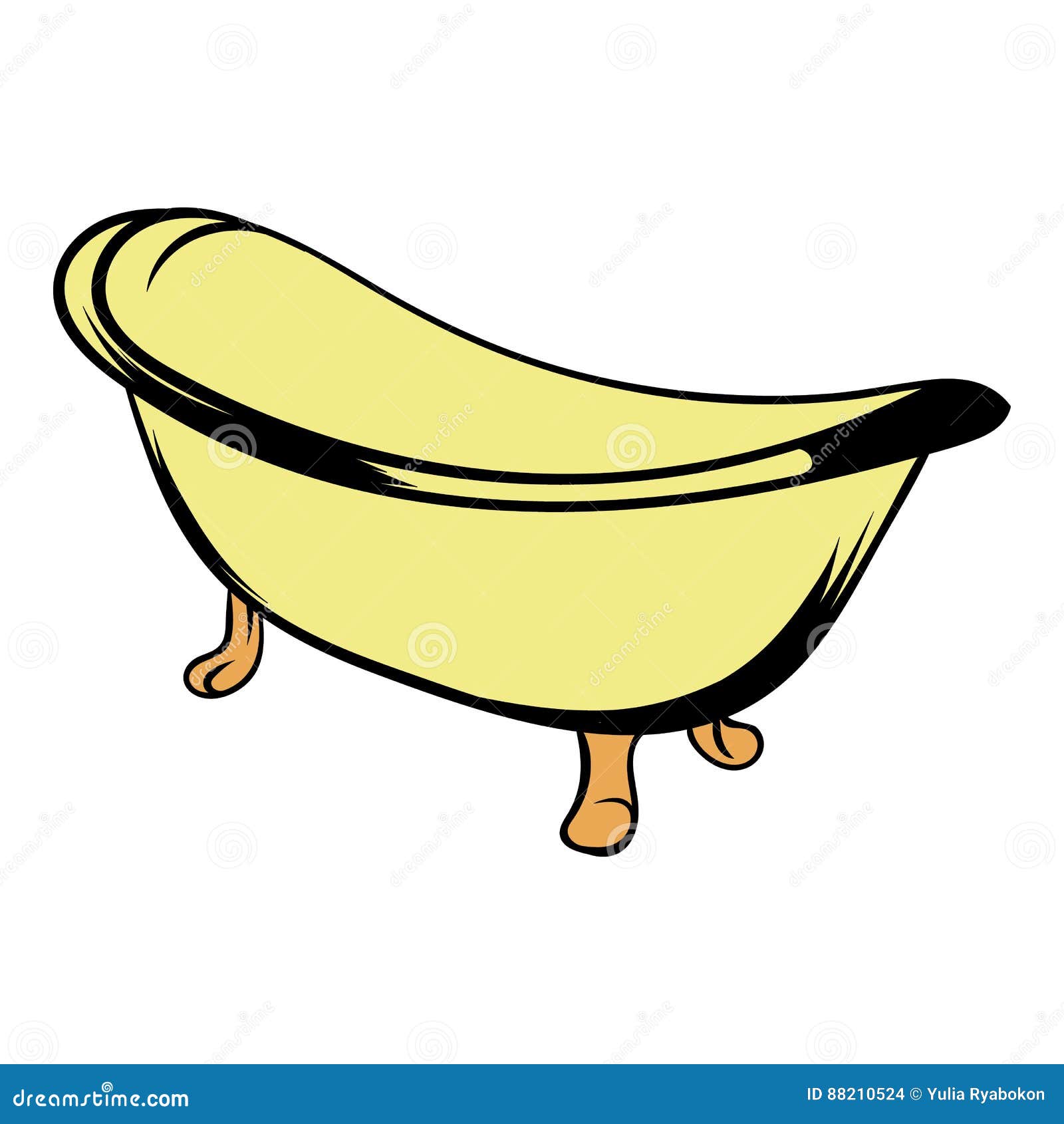 Bath icon cartoon stock vector. Illustration of isolated - 88210524