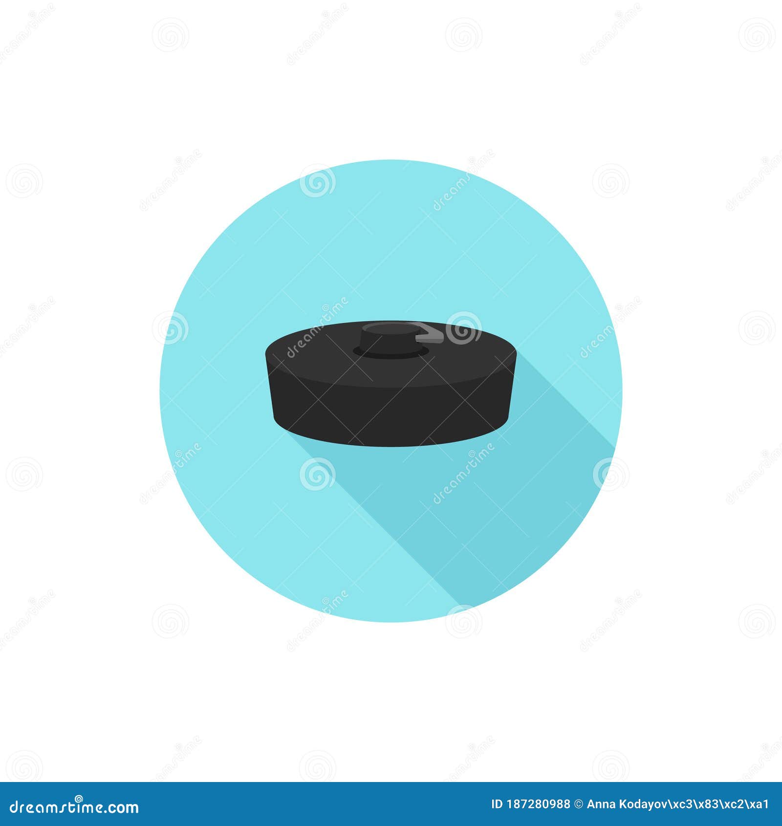 Bath Plug Simple Flat Design Vector Stock Vector - Illustration of ...