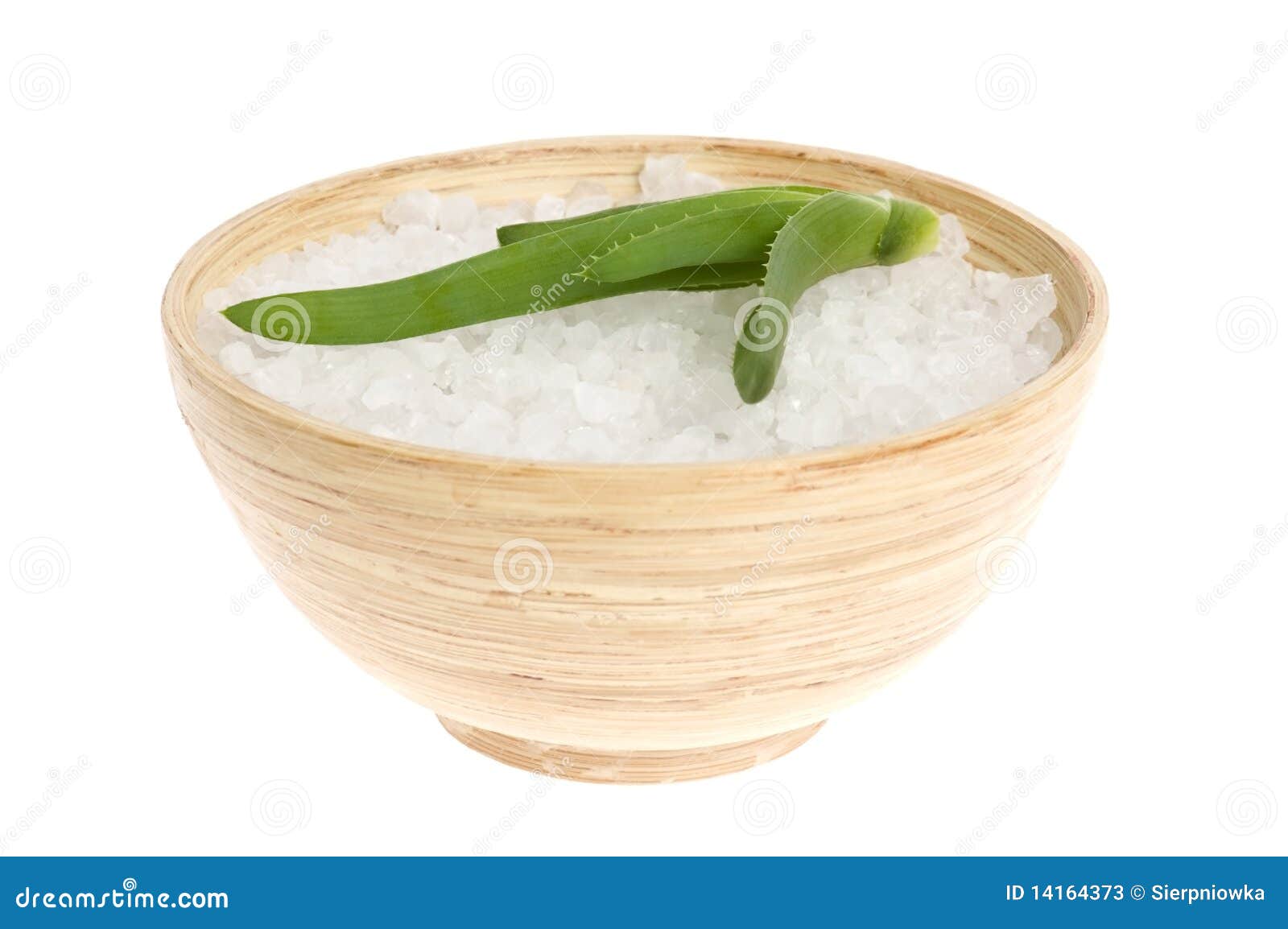 Bath salt and aloe vera stock image. Image of herbs, macro - 14164373