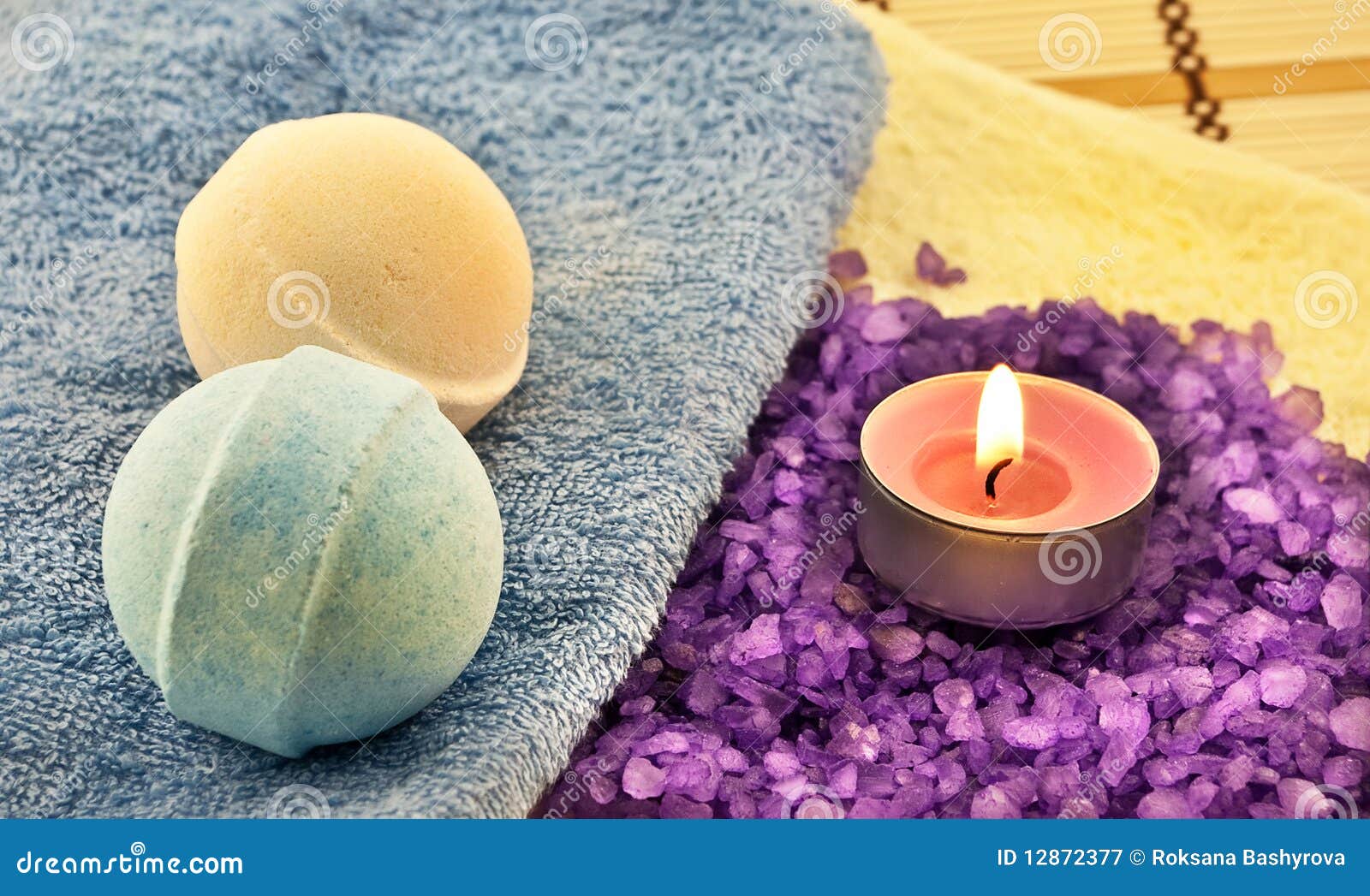 Bath salt and balls stock image. Image of heap, health - 12872377