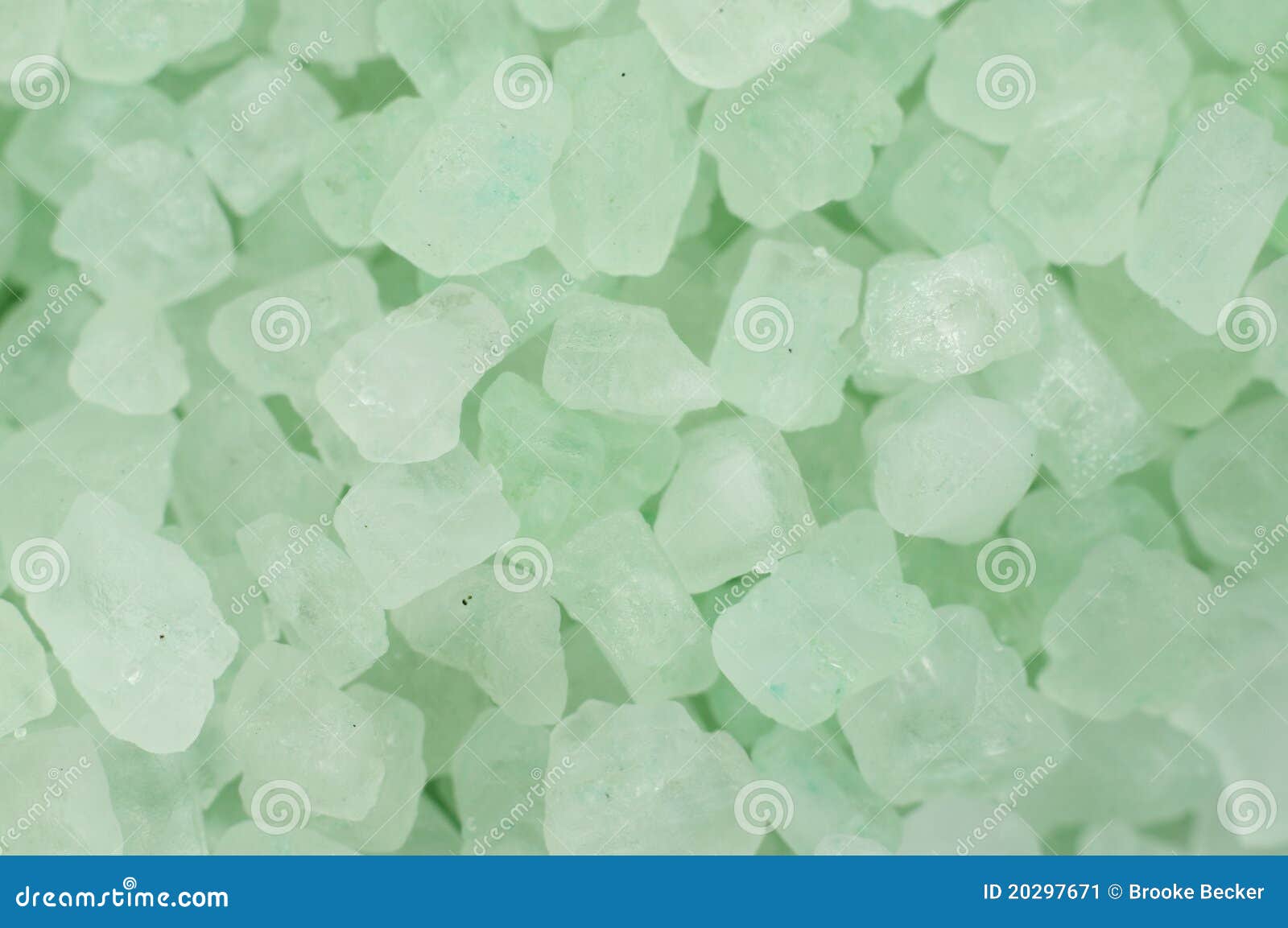 Bath Salt Green Background Texture Stock Image - Image of crystal, soft ...