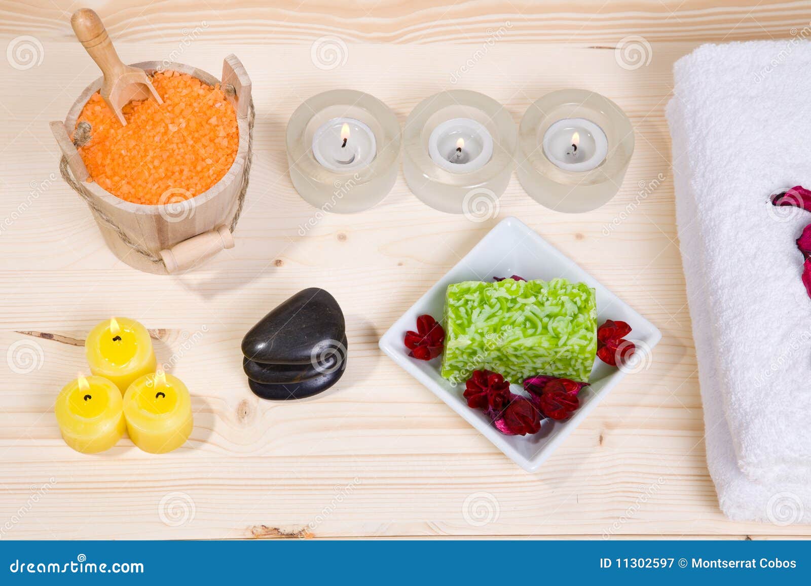 Bath and spa items stock image. Image of products, pure - 11302597