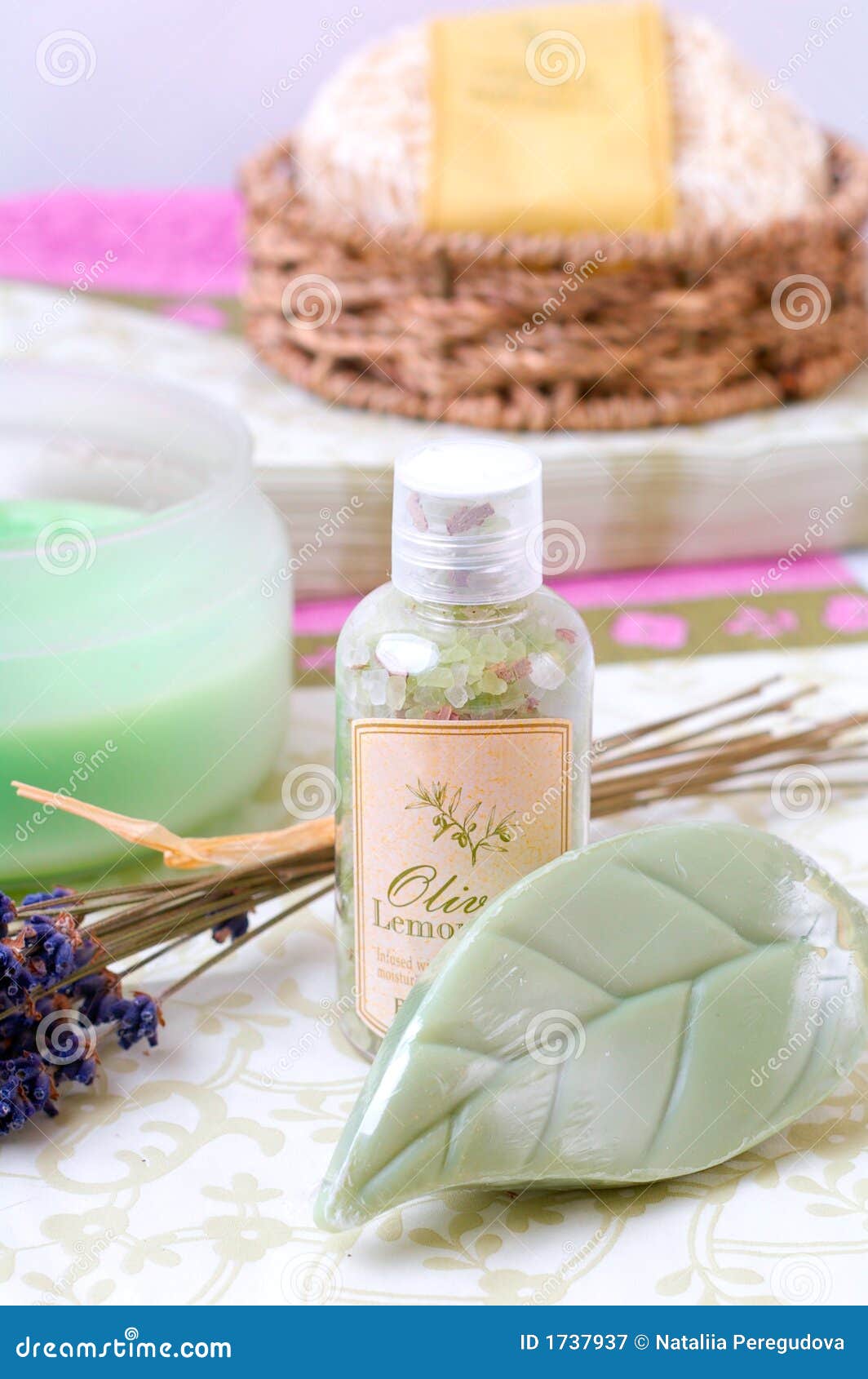 Bath/Spa items stock image. Image of bottle, health, meditation - 1737937