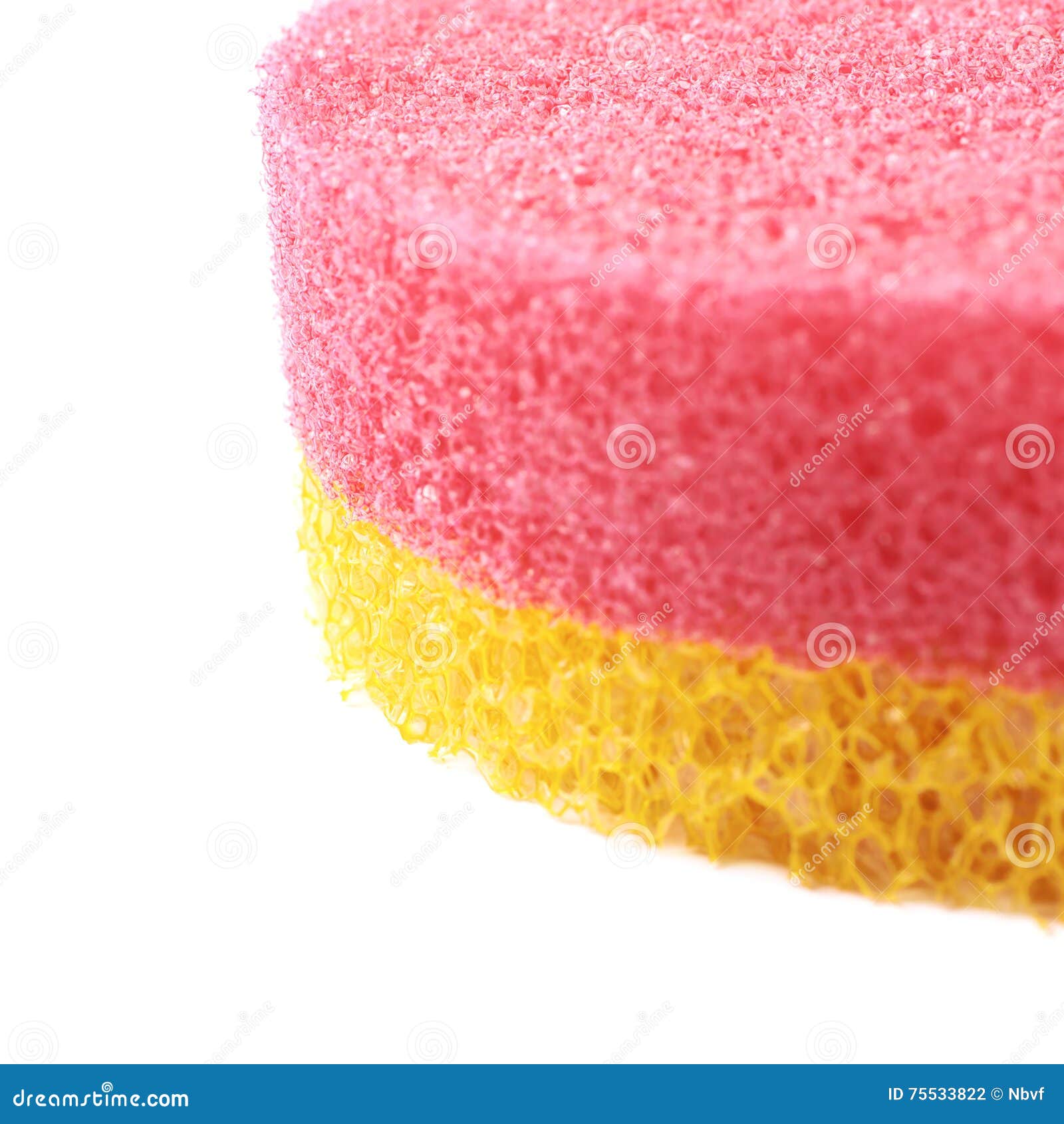 Bath sponge isolated stock photo. Image of sanitary, pink - 75533822