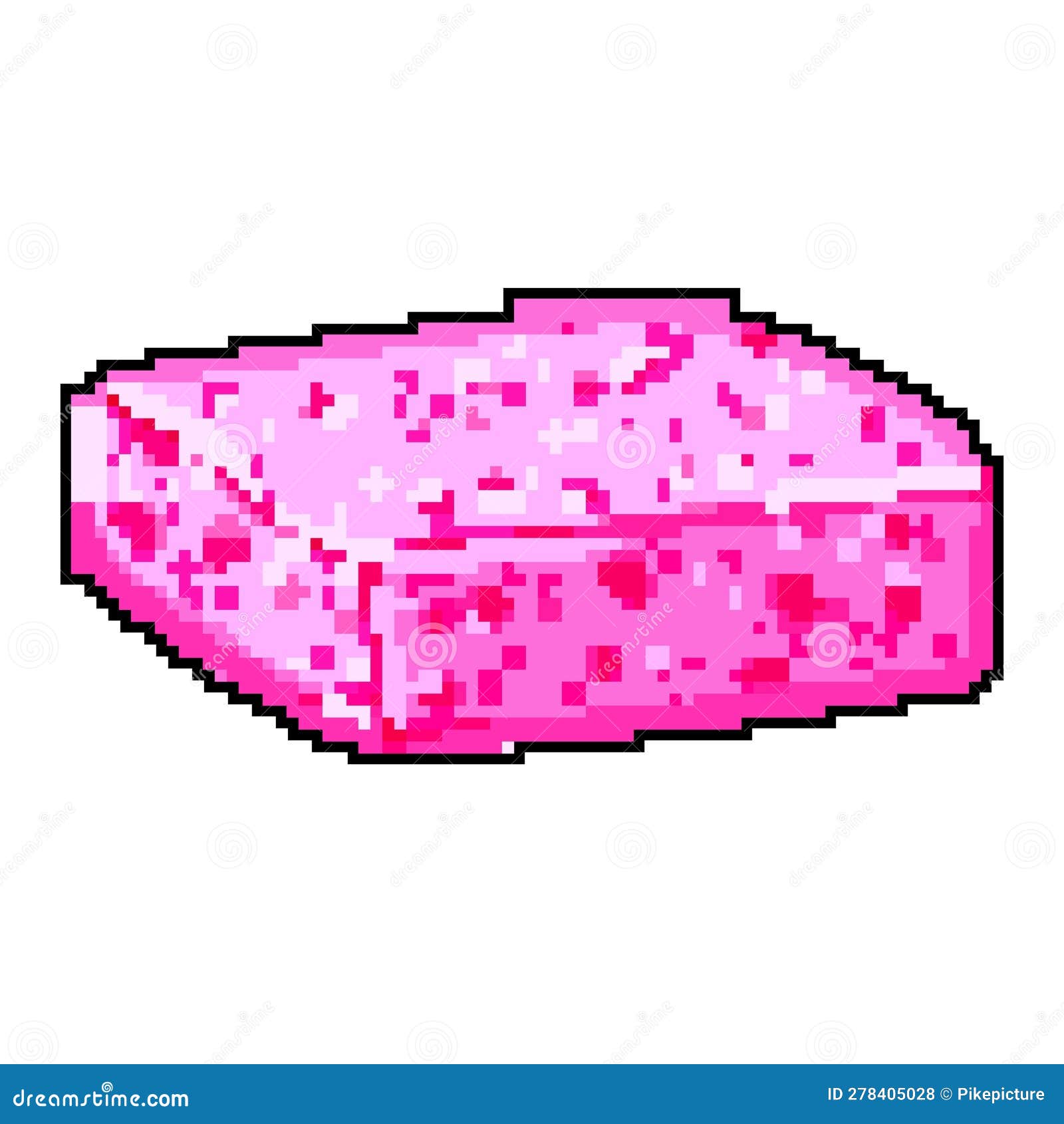 Bath Sponge Kitchen Game Pixel Art Vector Illustration Stock Vector ...