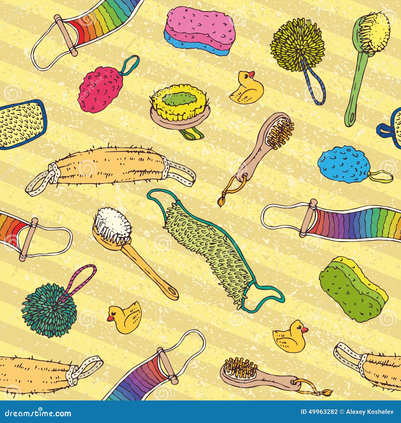 Bath Sponge Pattern stock vector. Illustration of hygiene - 49963282