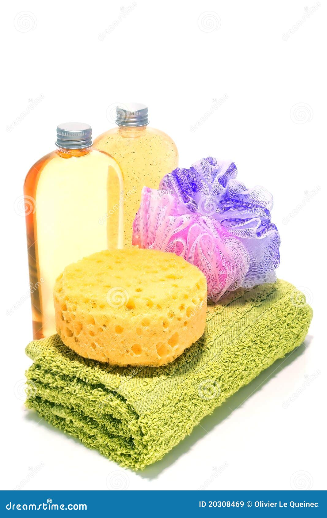Bath Time Cleaning and Body Care Cosmetics Kit Stock Image - Image of ...
