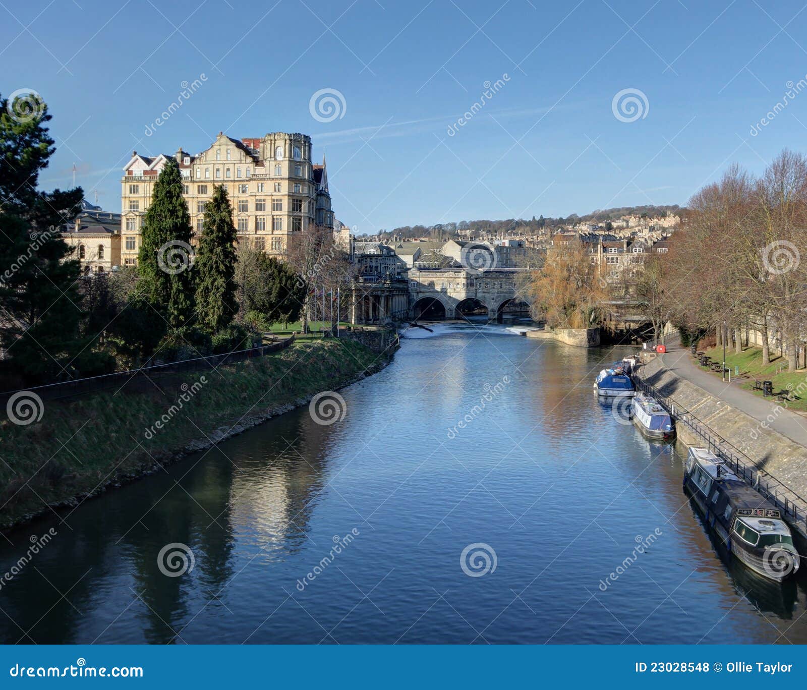 Bath town stock photo. Image of scene, structure, night - 23028548