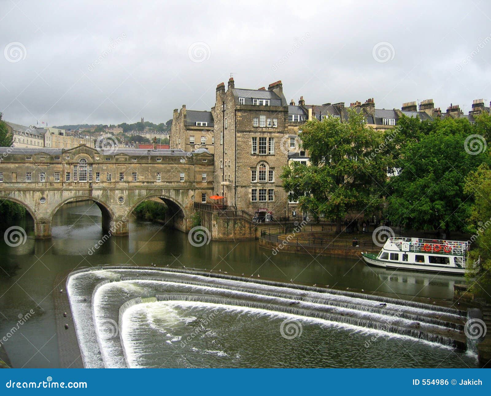 Bath Town, england stock photo. Image of flow, watercourse - 554986