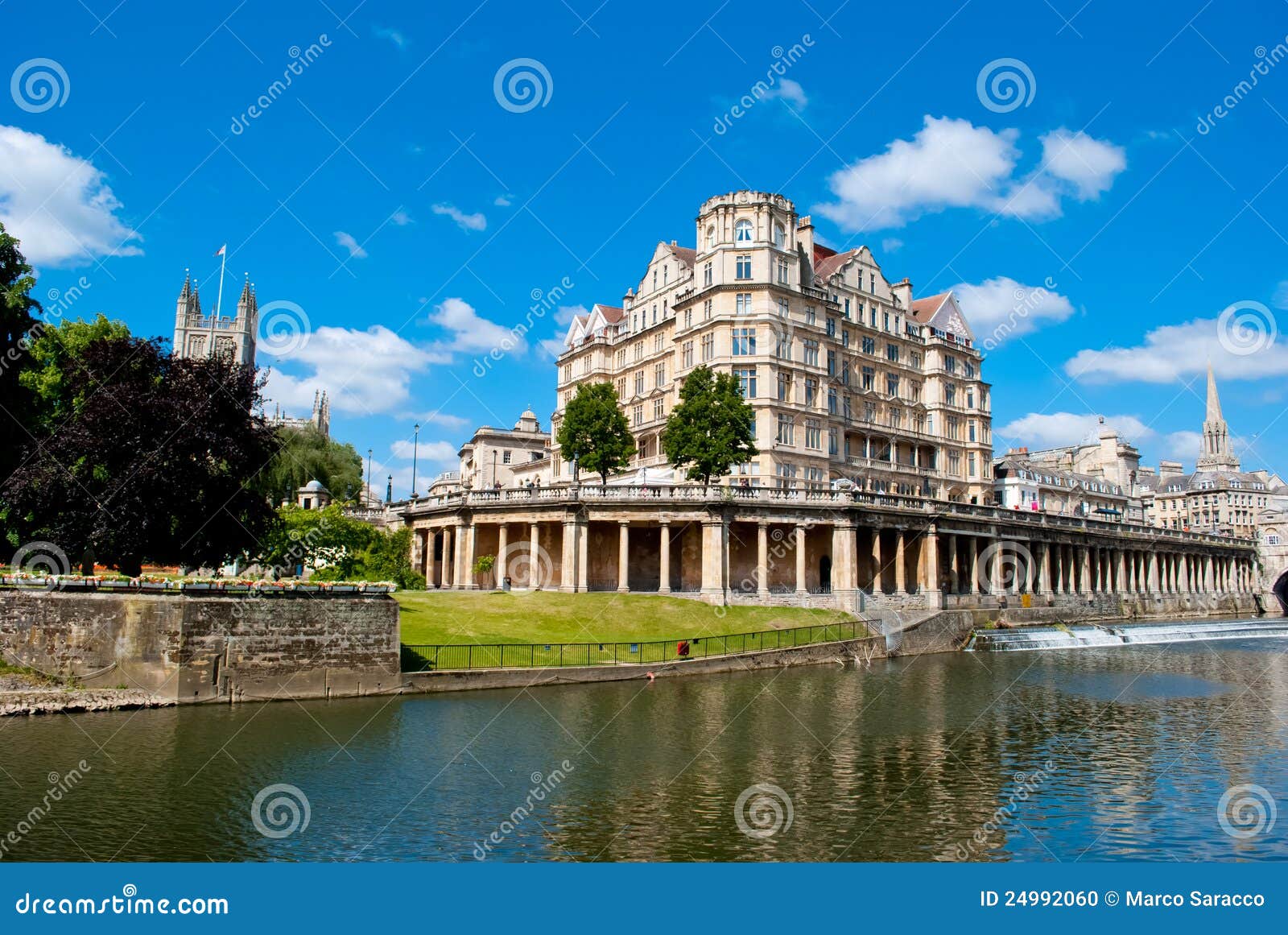 Bath, UK stock photo. Image of clauds, nature, tower - 24992060