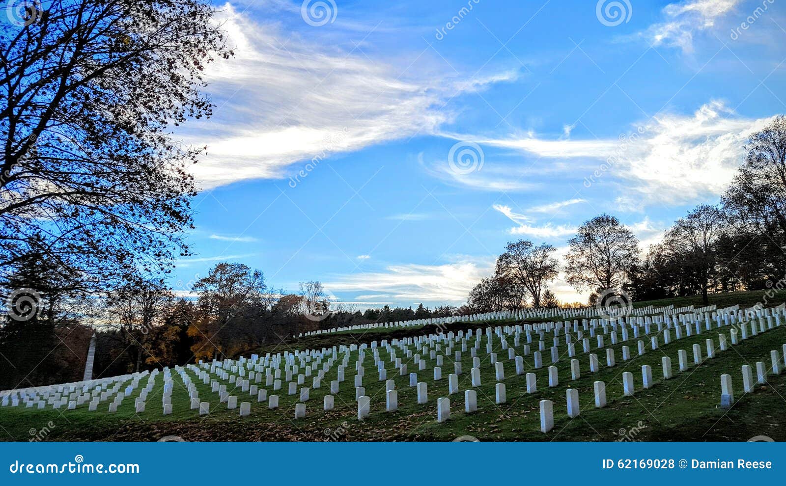 Bath VA National Cemetery stock photo. Image of rows - 62169028