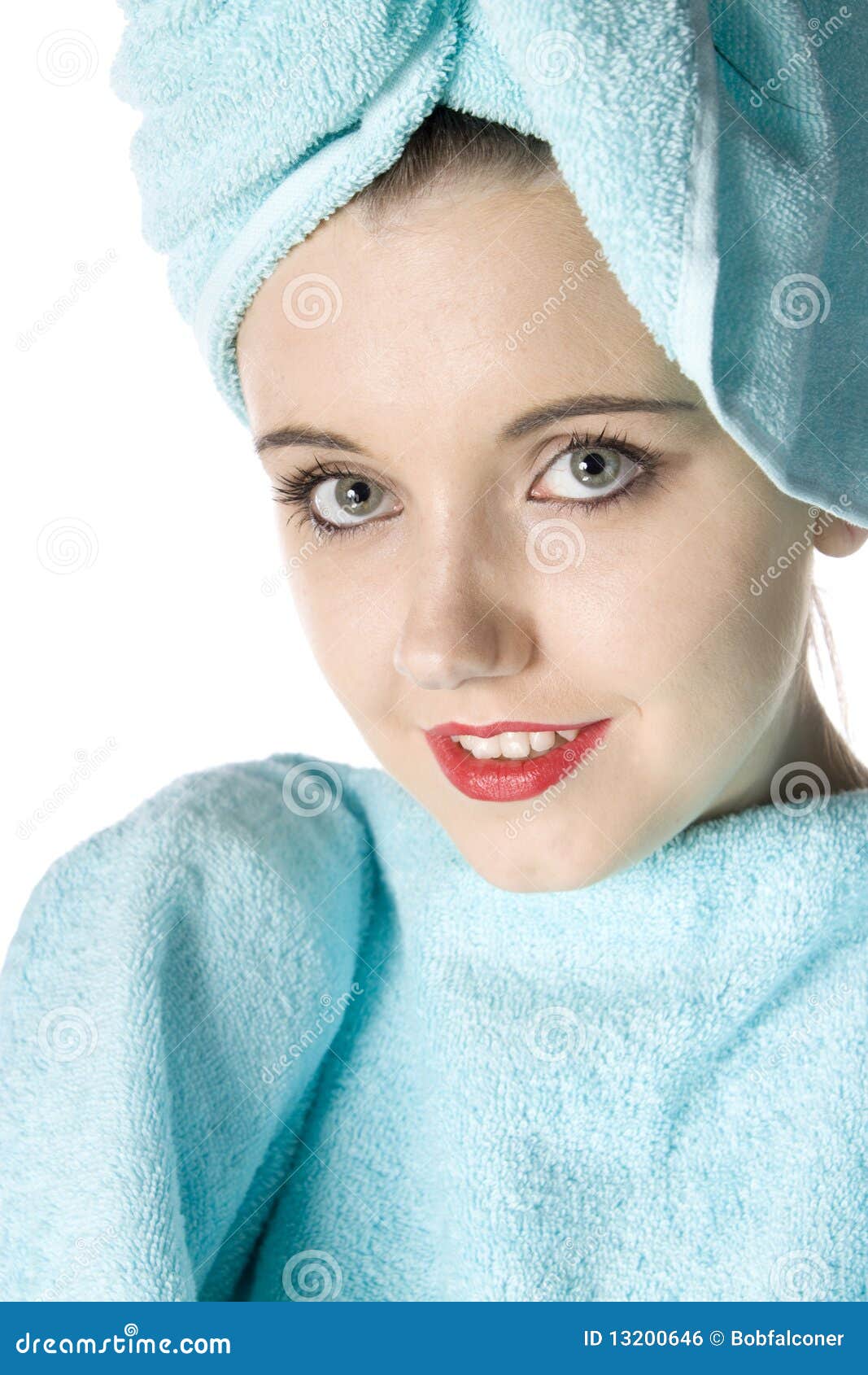 Bathing beauty stock photo. Image of beauty, towel, relaxing - 13200646