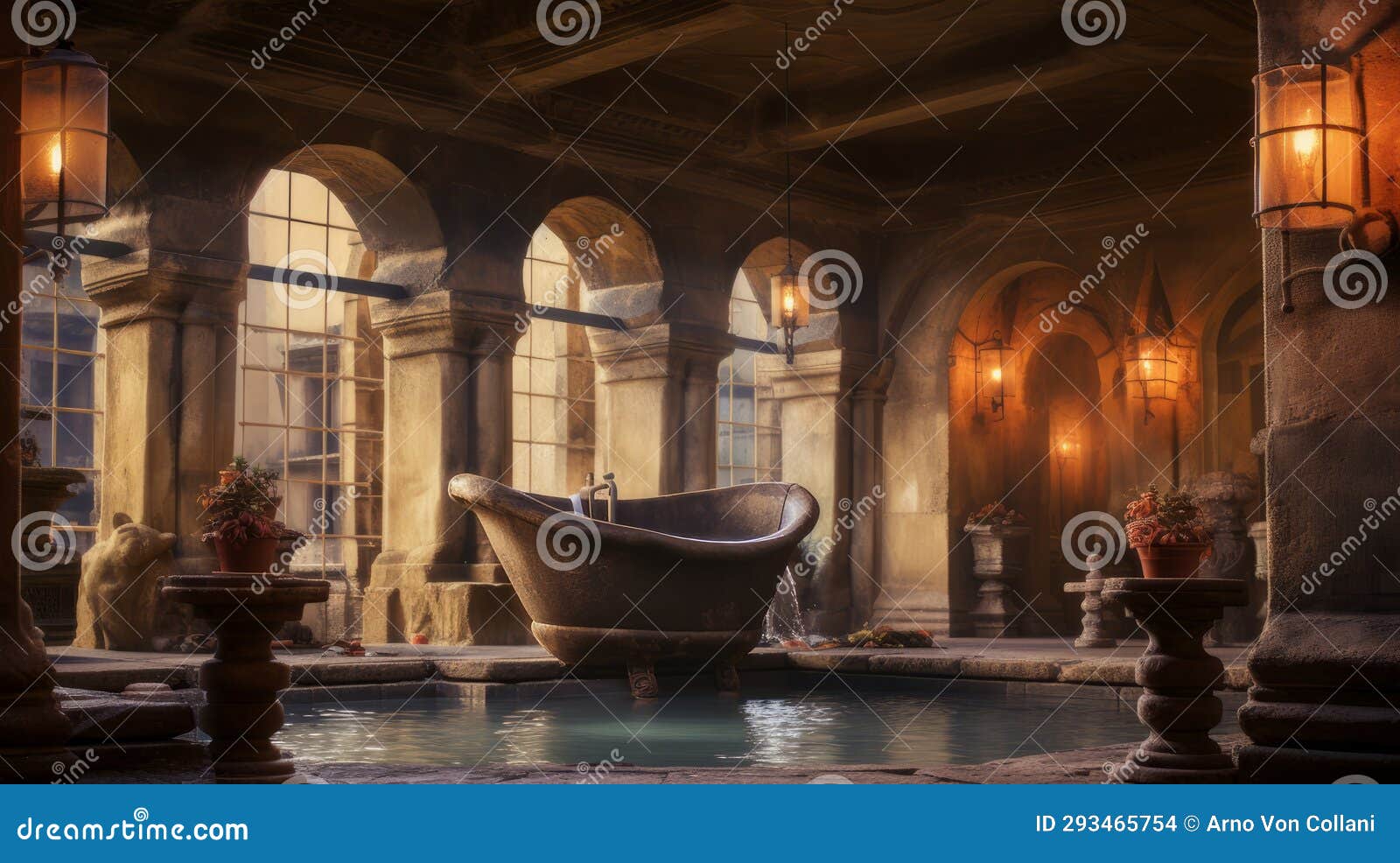 Bathing in History: an Exquisite Illustration of an Ancient Roman ...