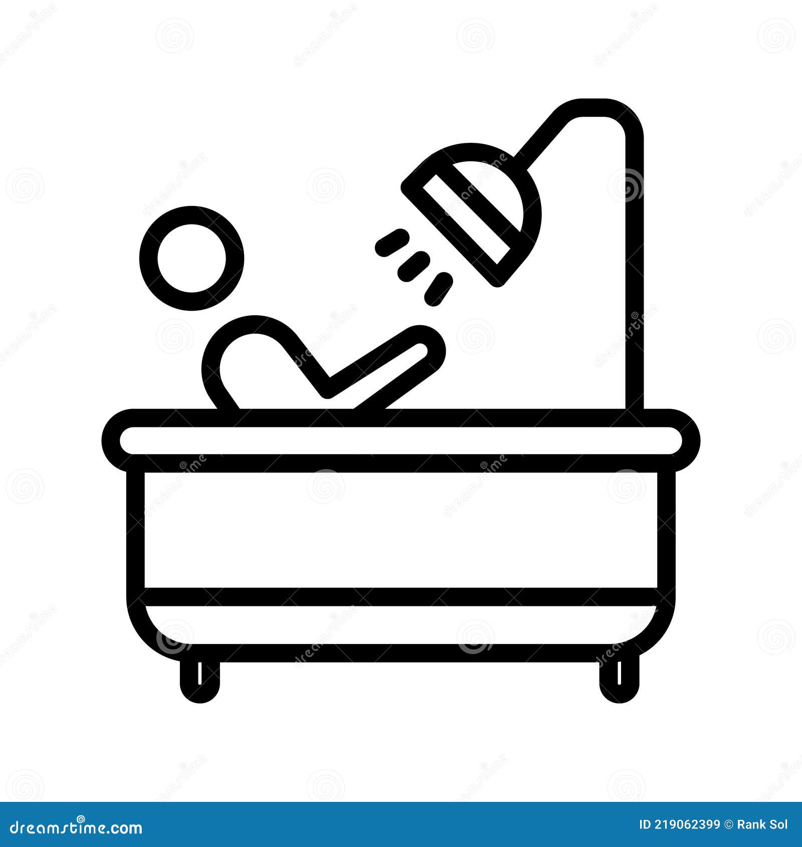 Bathing Isolated Vector Icon Which Can Easily Modify or Edit Stock ...