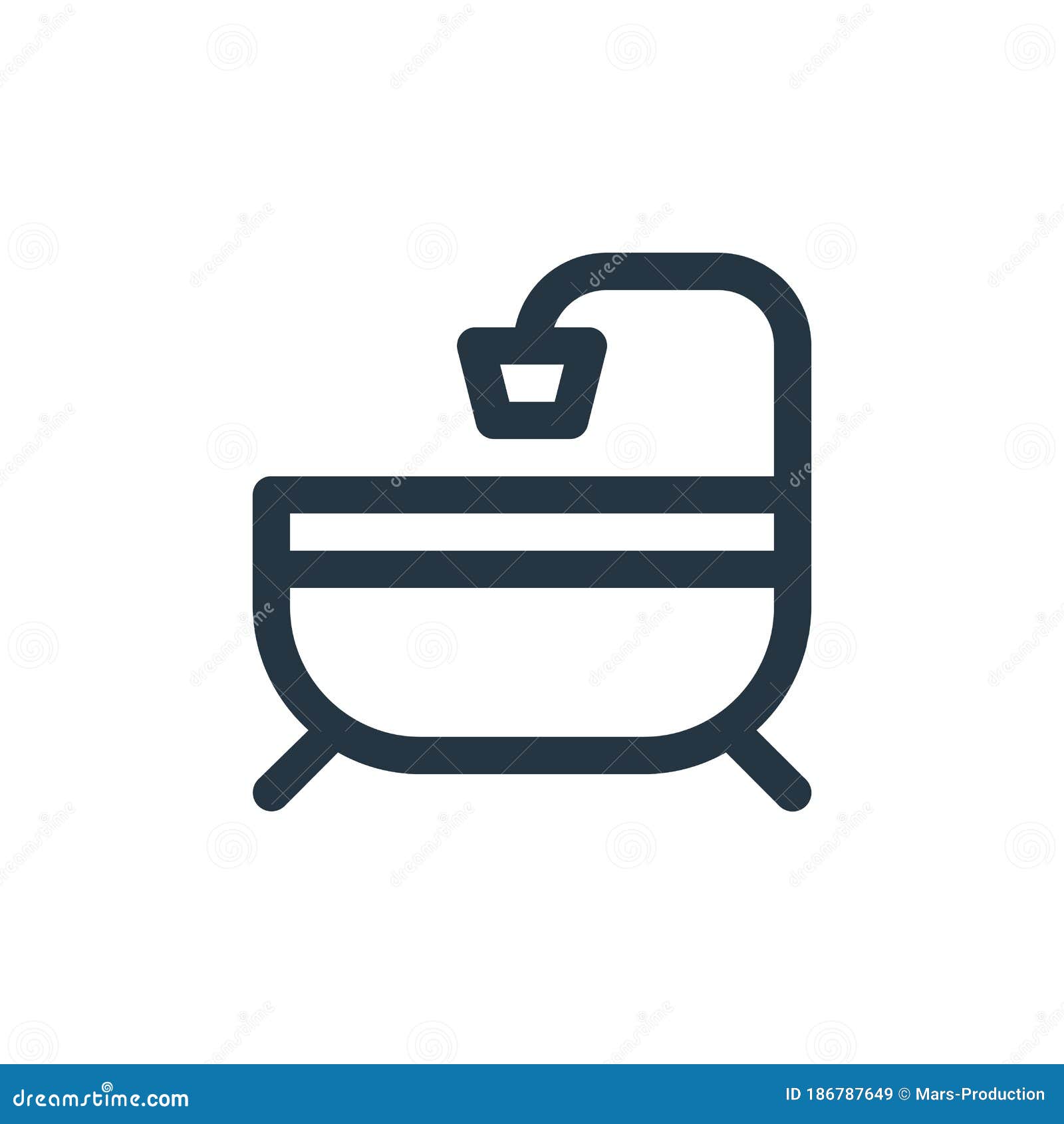 Bathing Vector Icon. Bathing Editable Stroke. Bathing Linear Symbol for ...