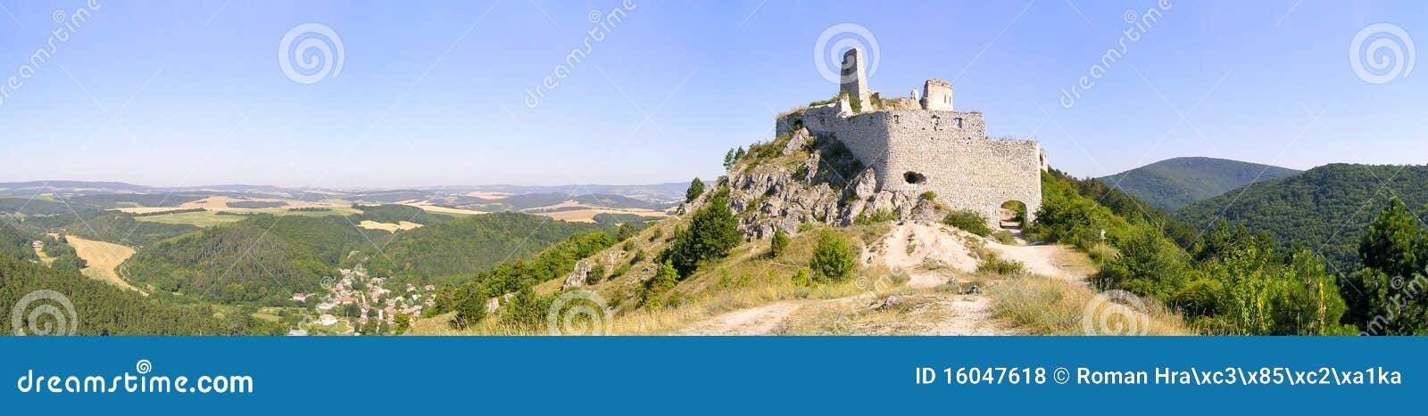 The Bathory Castle stock photo. Image of forest, history - 16047618