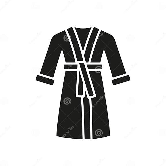 Bathrobe Bathroom Icon Vector Basic Design Simple and Modern Stock Illustration - Illustration ...