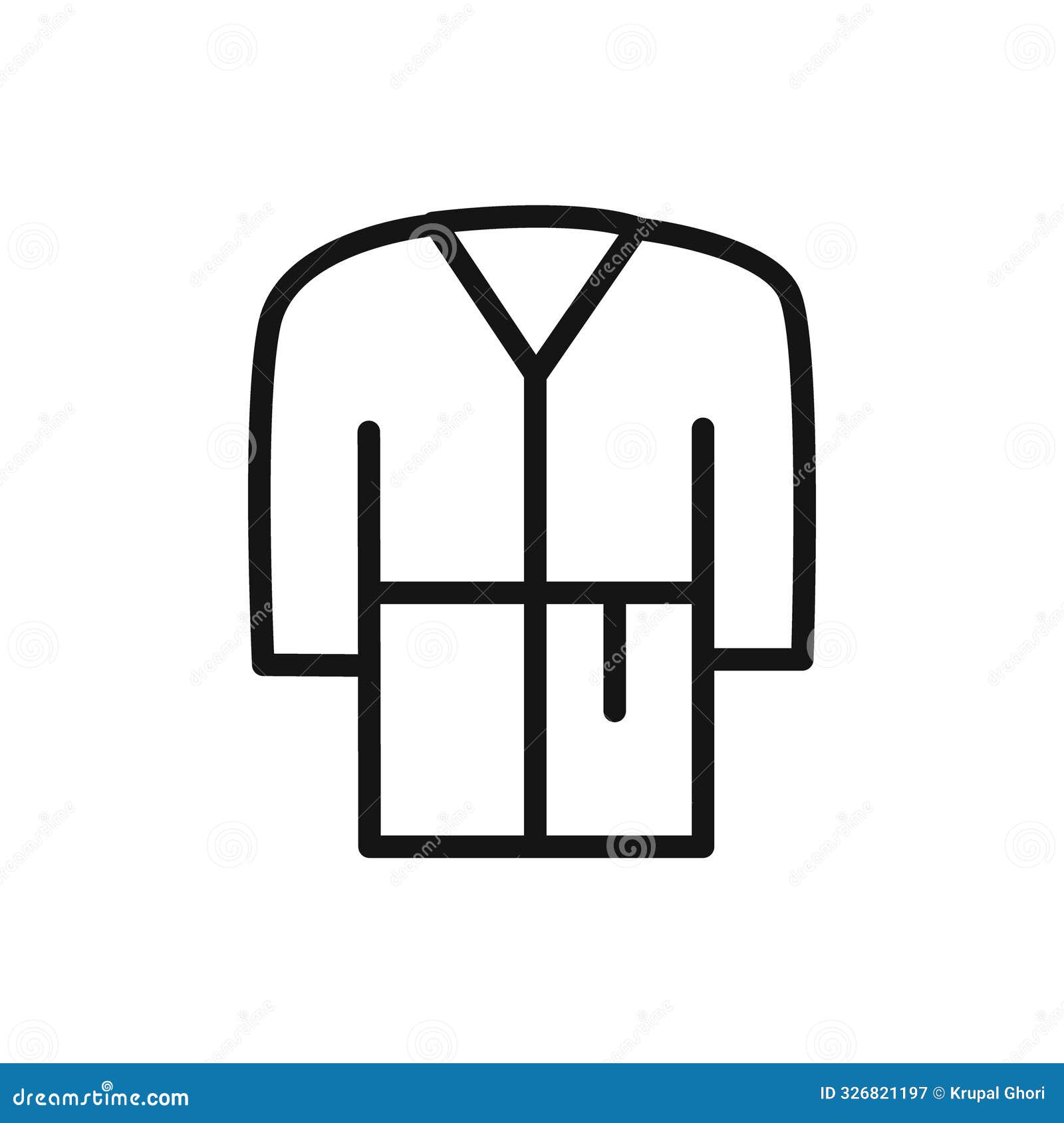 Bathrobe Icon Linear Vector Graphics Sign Stock Illustration ...