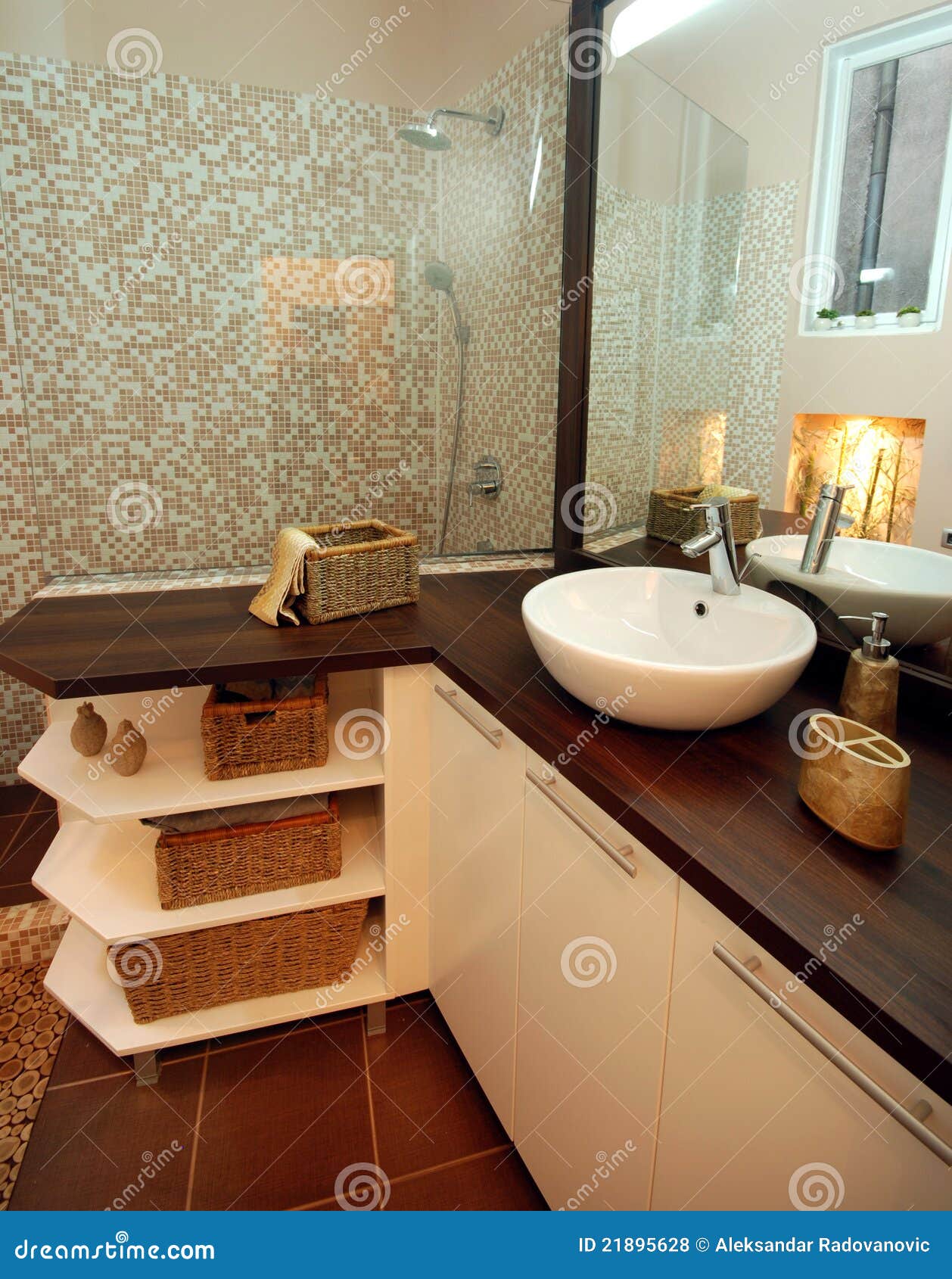 Bathroom stock photo. Image of apartment, interior, decoration - 21895628