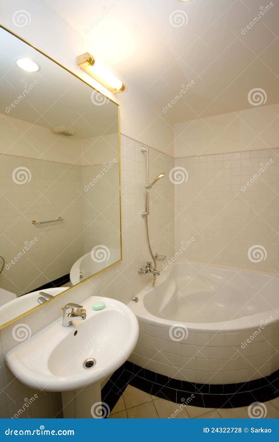 Bathroom stock photo. Image of modern, design, basin - 24322728