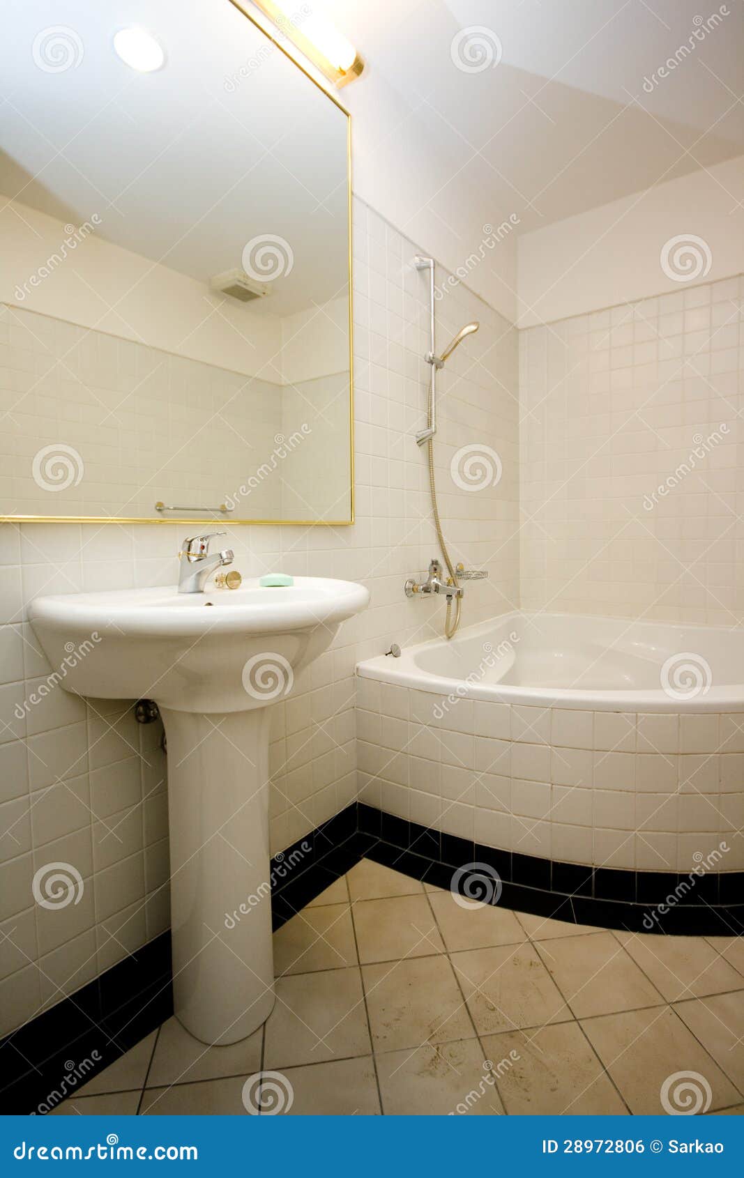 Bathroom stock photo. Image of home, interior, basin - 28972806