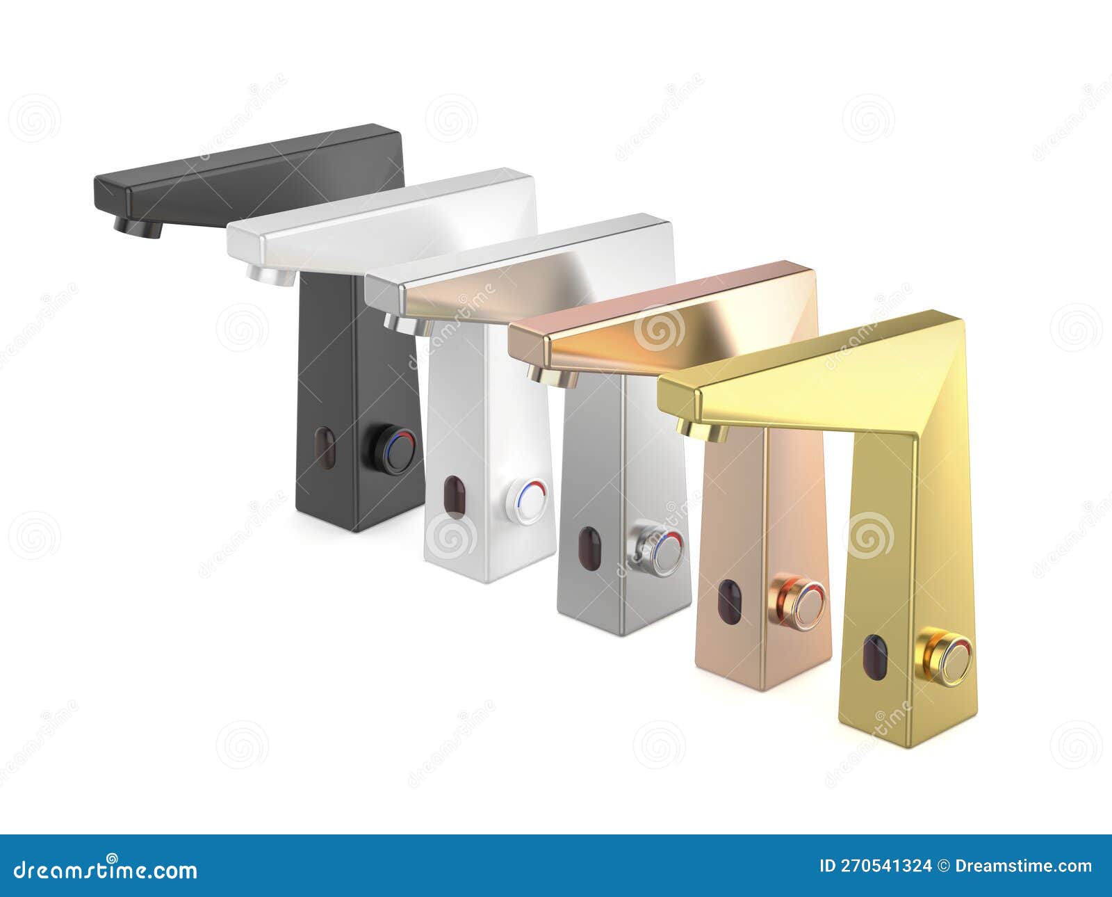 Bathroom Automatic Sensor Faucets with Different Colors and Materials ...