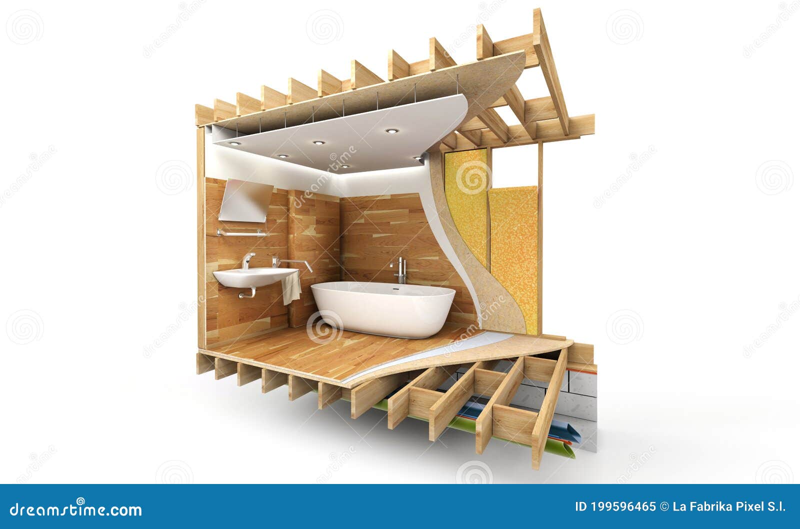 Bathroom building details stock illustration. Illustration of ...