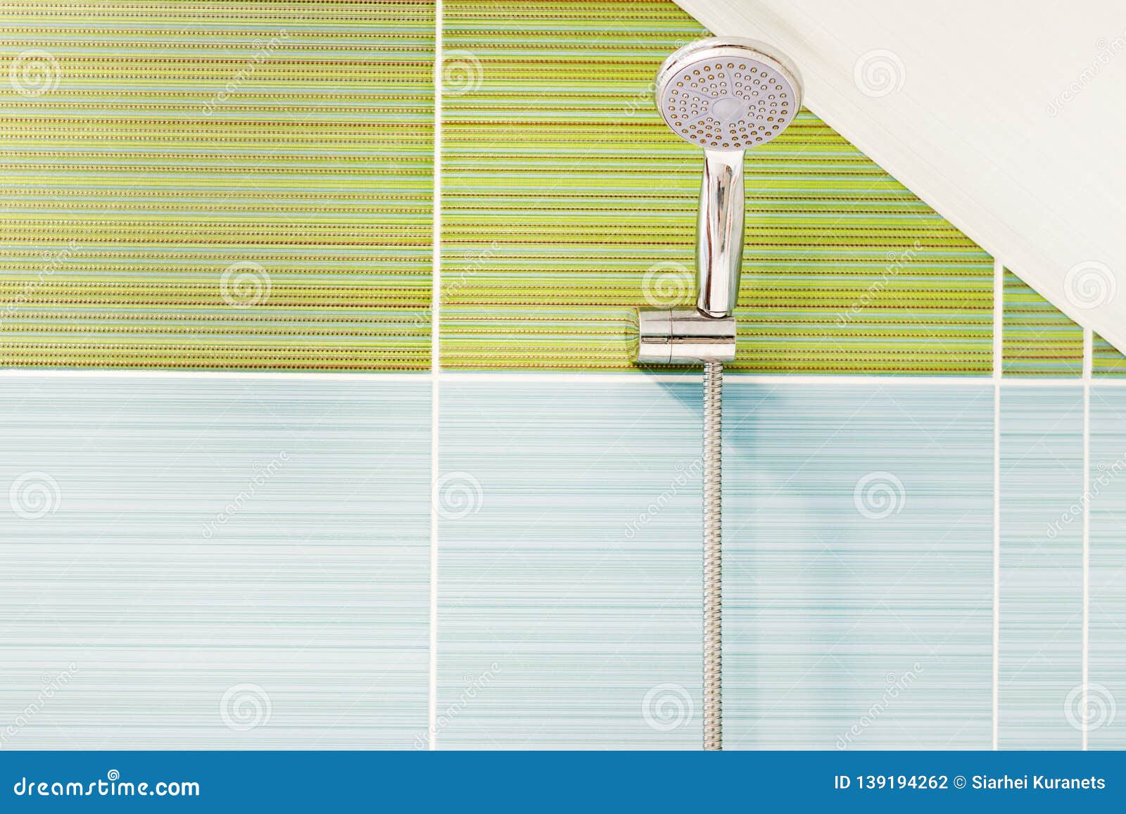 . Bathroom. Close-up. the Shower is Ready for Use Stock Photo - Image ...
