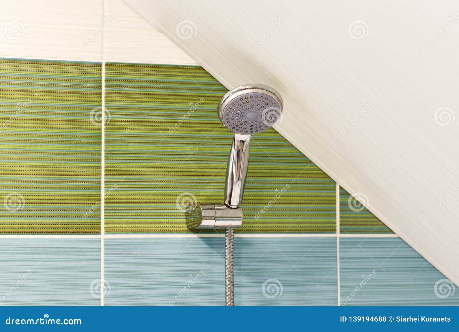 . Bathroom. Close-up. the Shower is Ready for Use Stock Photo - Image ...