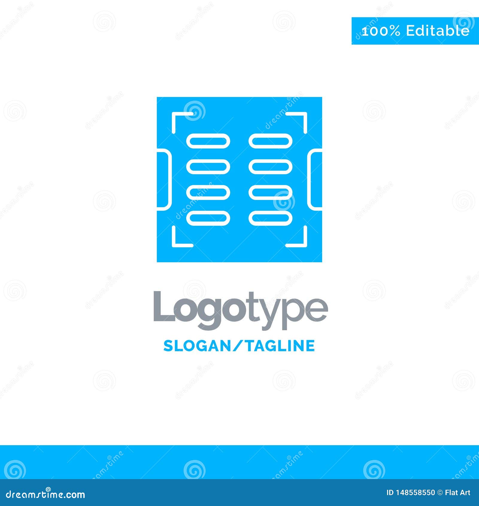 Bathroom, Construction, Drain, Drainage Blue Solid Logo Template. Place ...