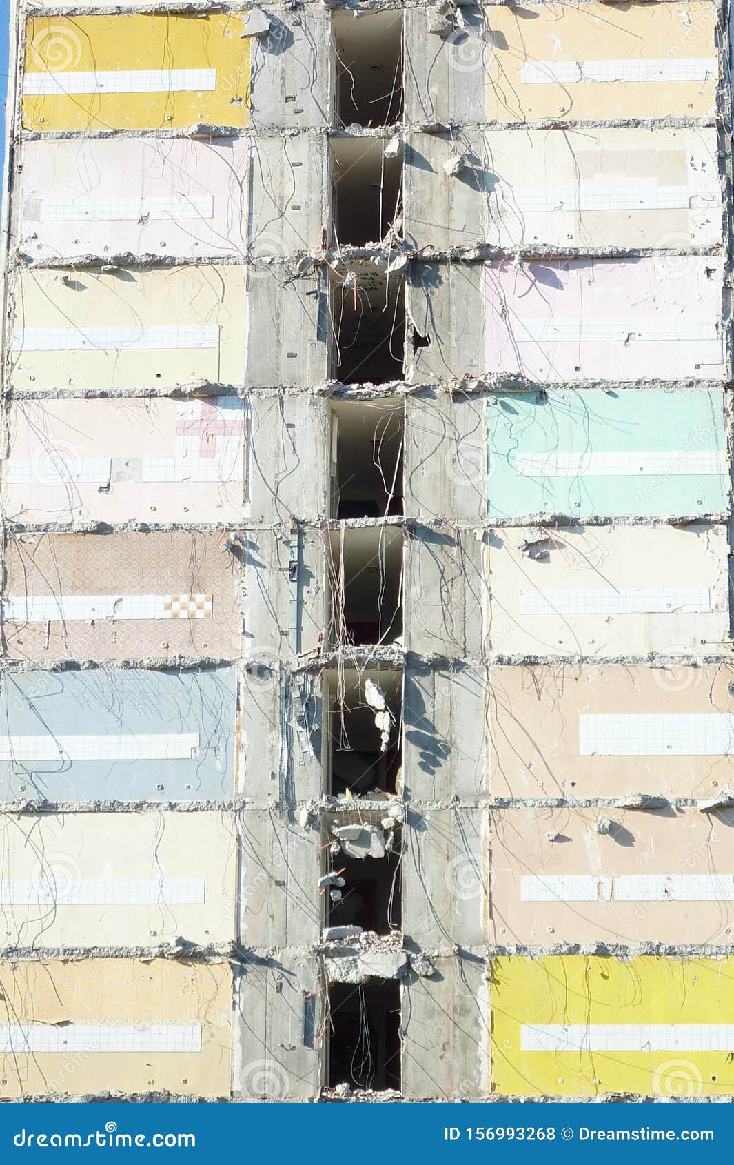 Bathroom destroy building stock photo. Image of bathroom - 156993268