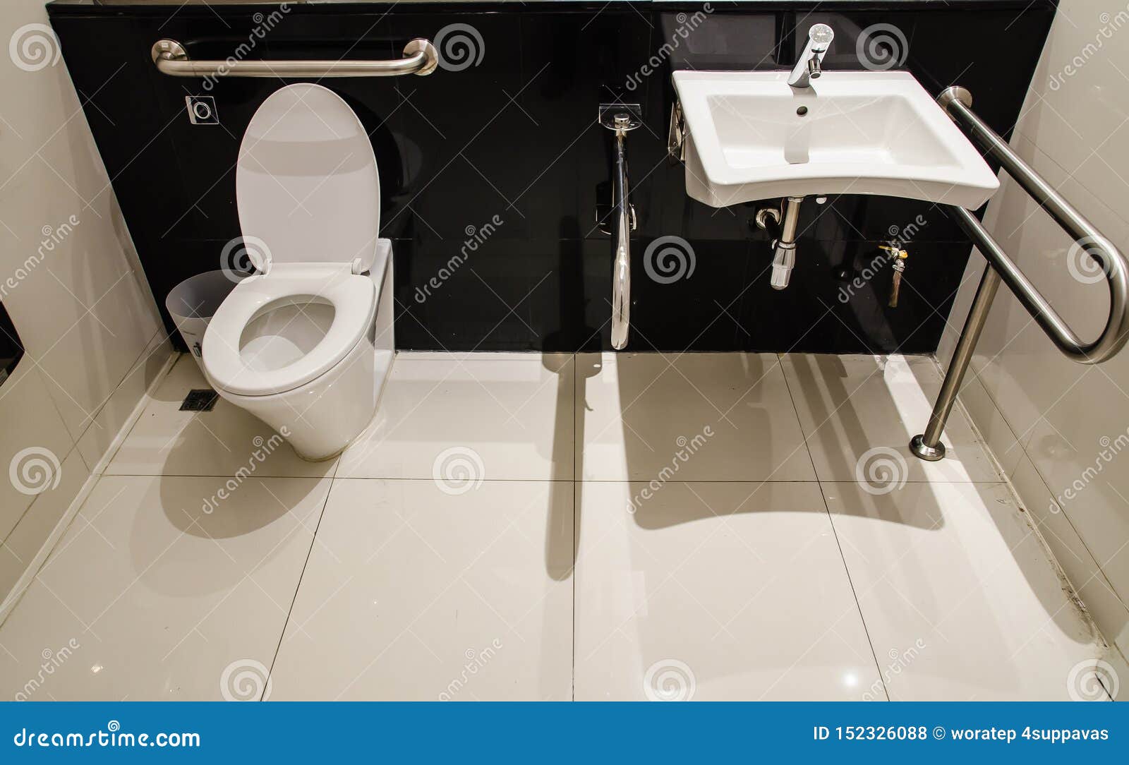 The bathroom disabled stock photo. Image of seat, toilet - 152326088