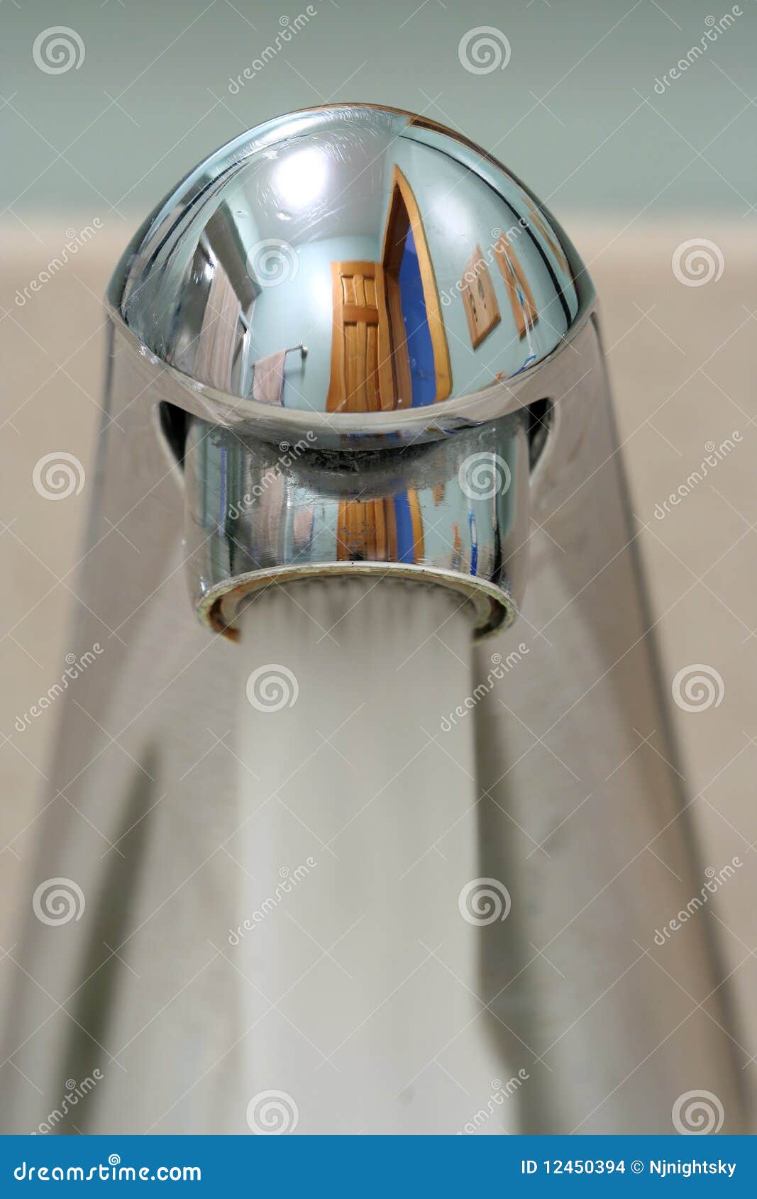 Bathroom faucet stock photo. Image of silver, shiny, sink - 12450394