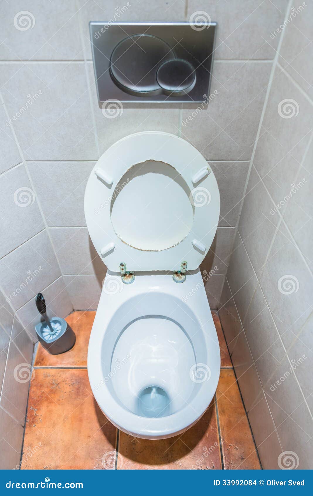 Bathroom interior with wc stock photo. Image of paper - 33992084