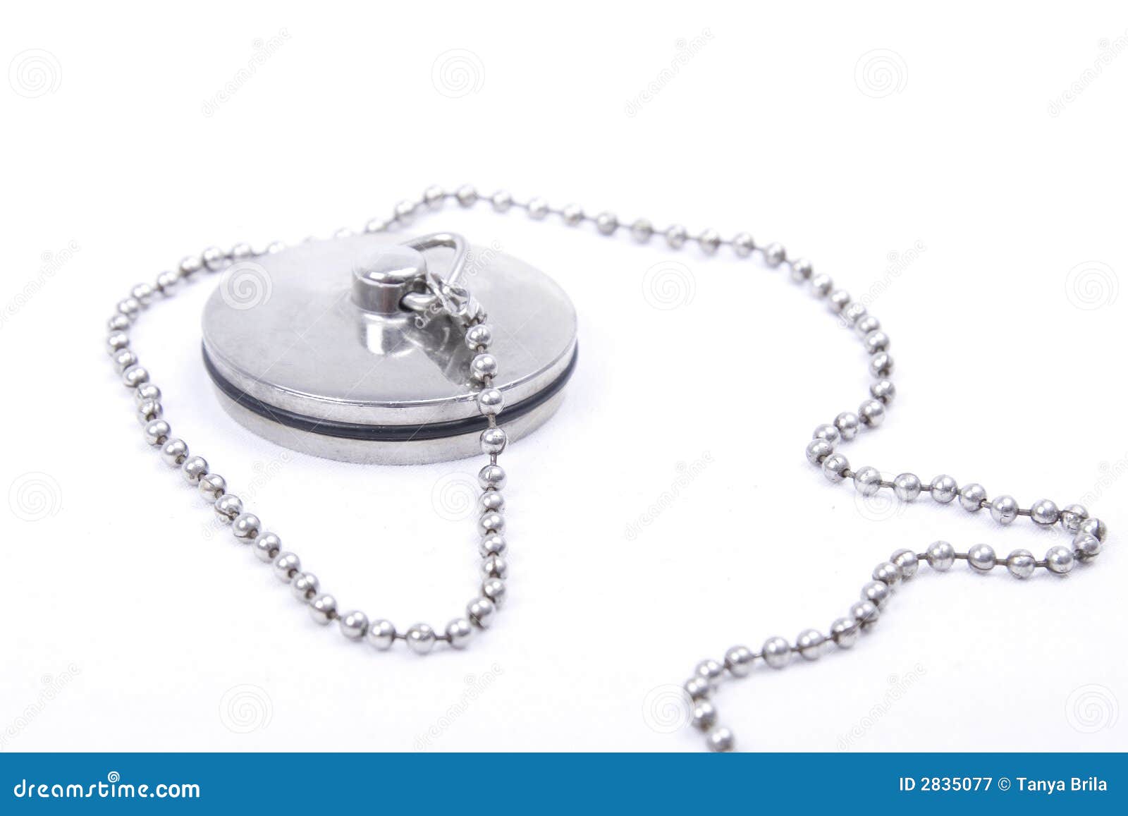 Bathroom plug stock image. Image of plumber, single, metal - 2835077