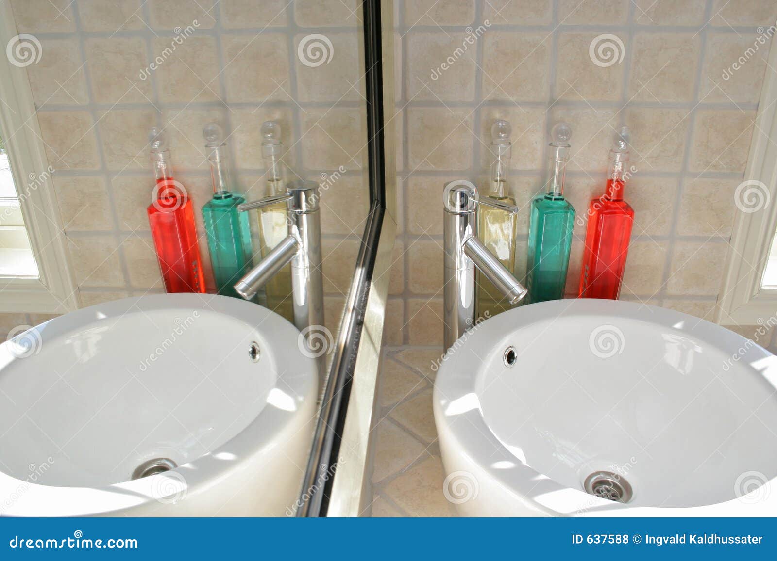 Bathroom reflections stock photo. Image of beauty, bathrooms - 637588