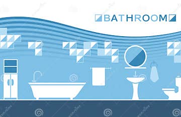 Bathroom sanitary ware stock vector. Illustration of element - 61607723