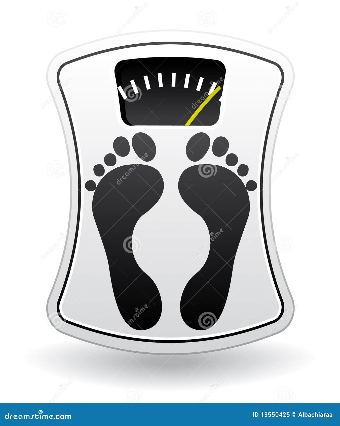 Bathroom Scale Stock Vector Illustration Of Loss Mass 13550425