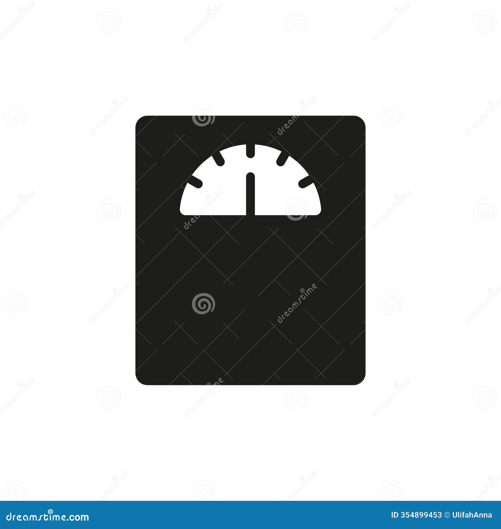 Bathroom Scale Icon Vector Basic Design Simple and Modern Stock ...