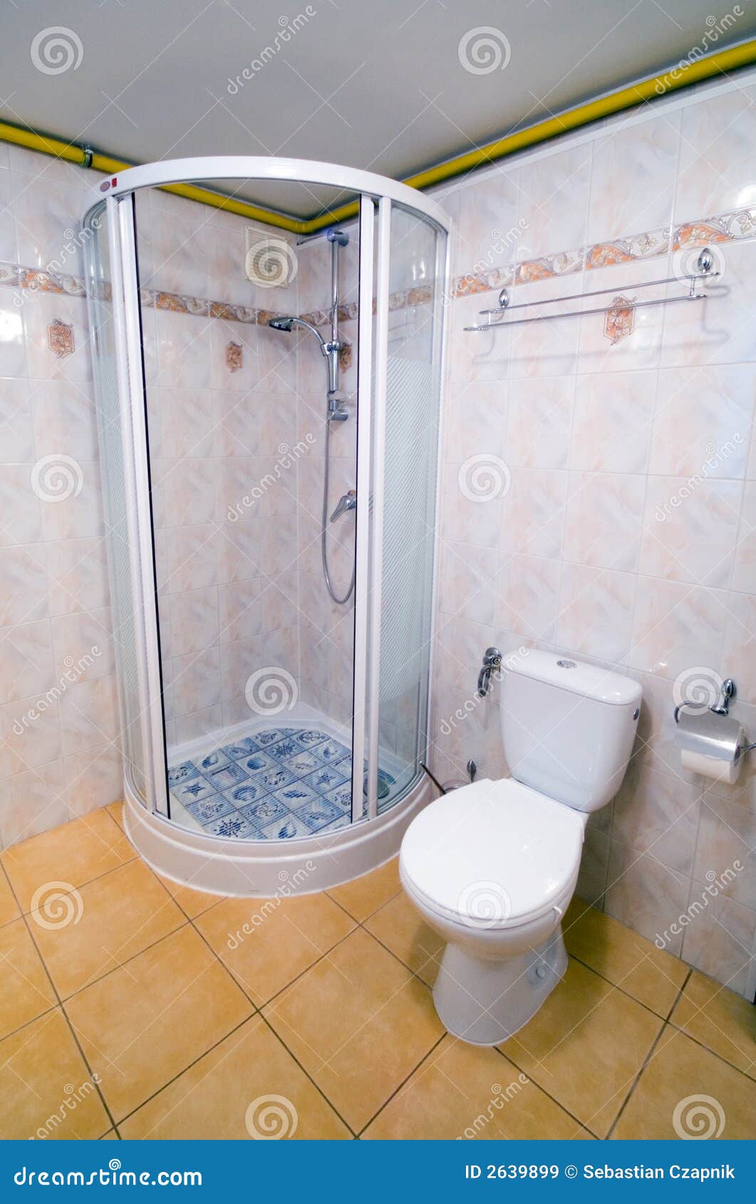 Bathroom shower cabin. stock image. Image of furnished - 2639899