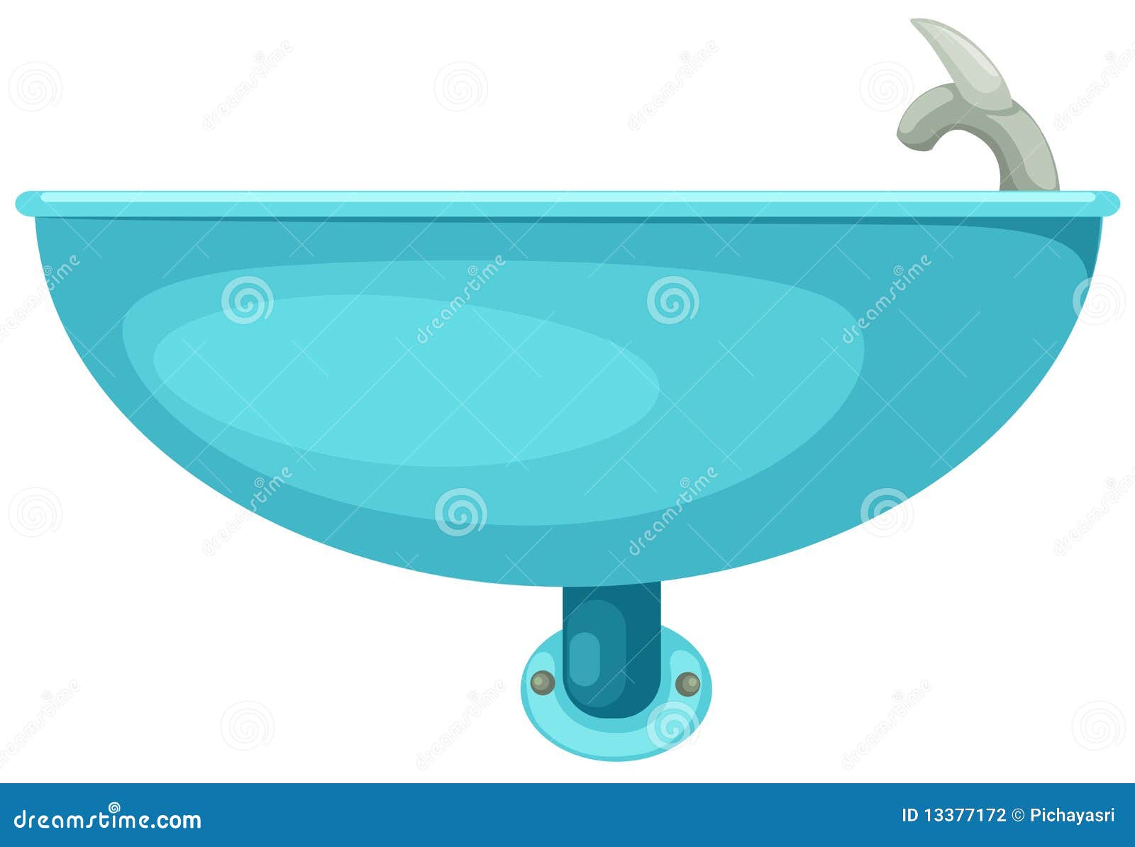 Bathroom Or Sink Plug Hole Or Sinkhole In Flat Style Vector ...