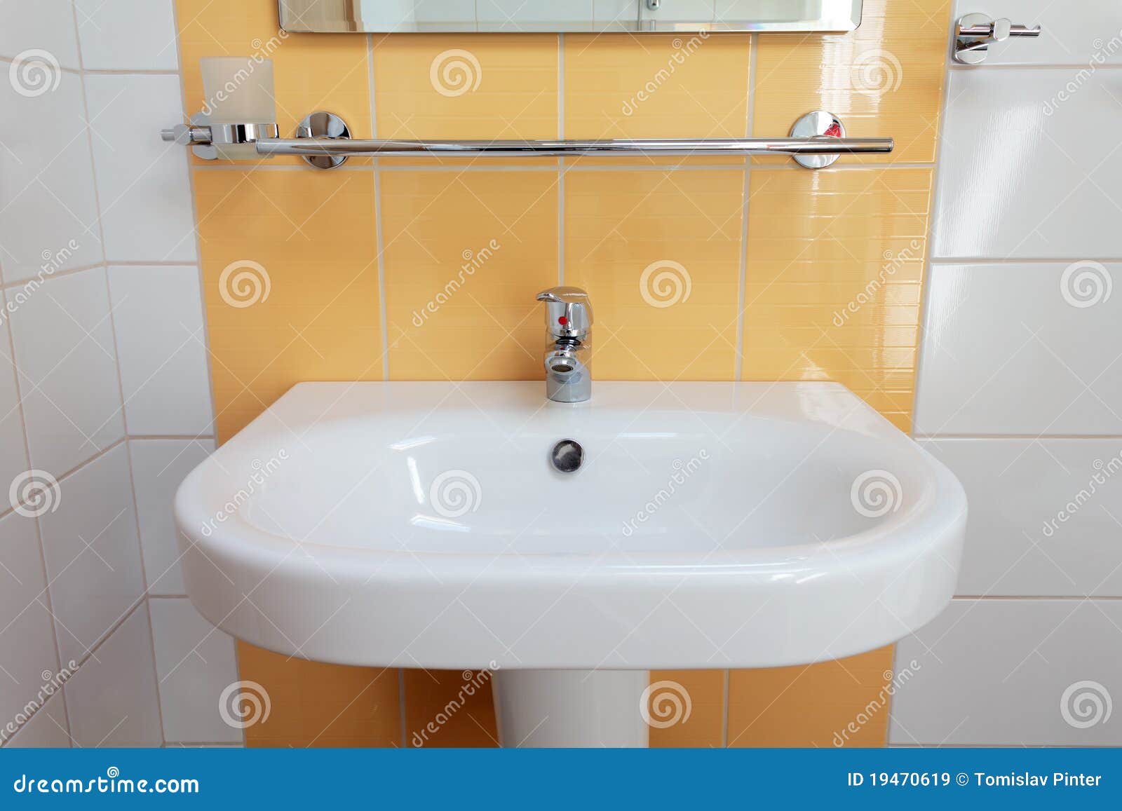 Bathroom sink stock image. Image of estate, floor, modern - 19470619