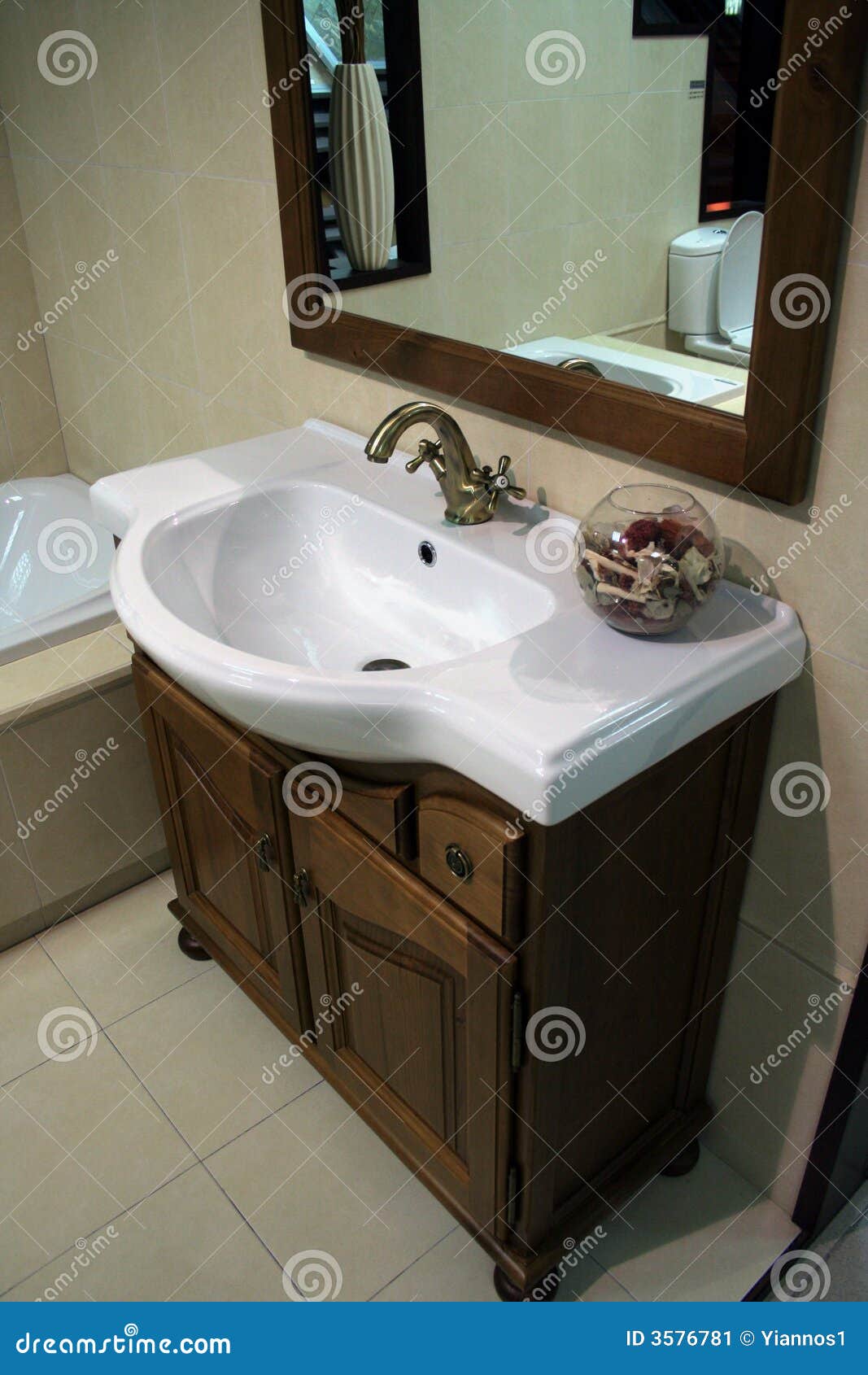 Bathroom sink stock image. Image of granite, designer - 3576781